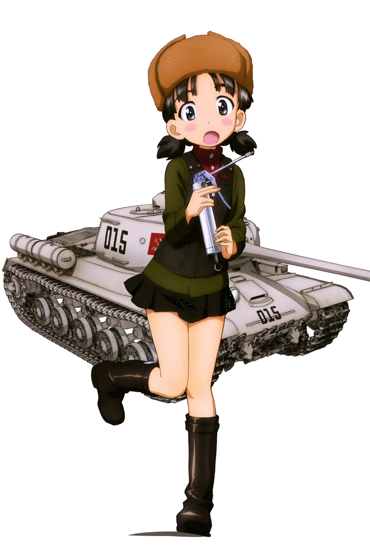 girls und panzer nina (girls und panzer) transparent png uniform ...
