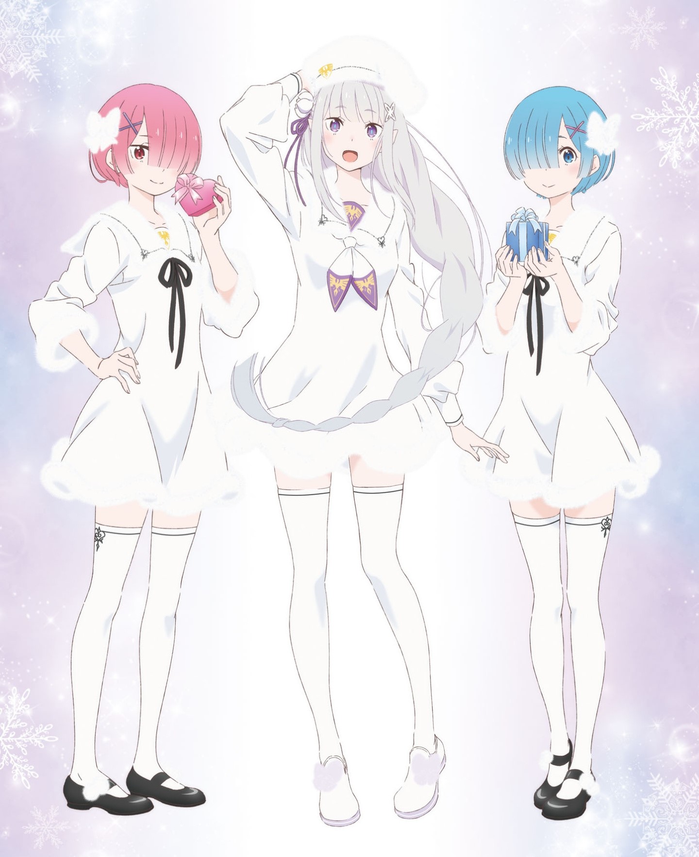 re:zero kara hajimeru isekai seikatsu emilia (re zero) ram (re zero ...