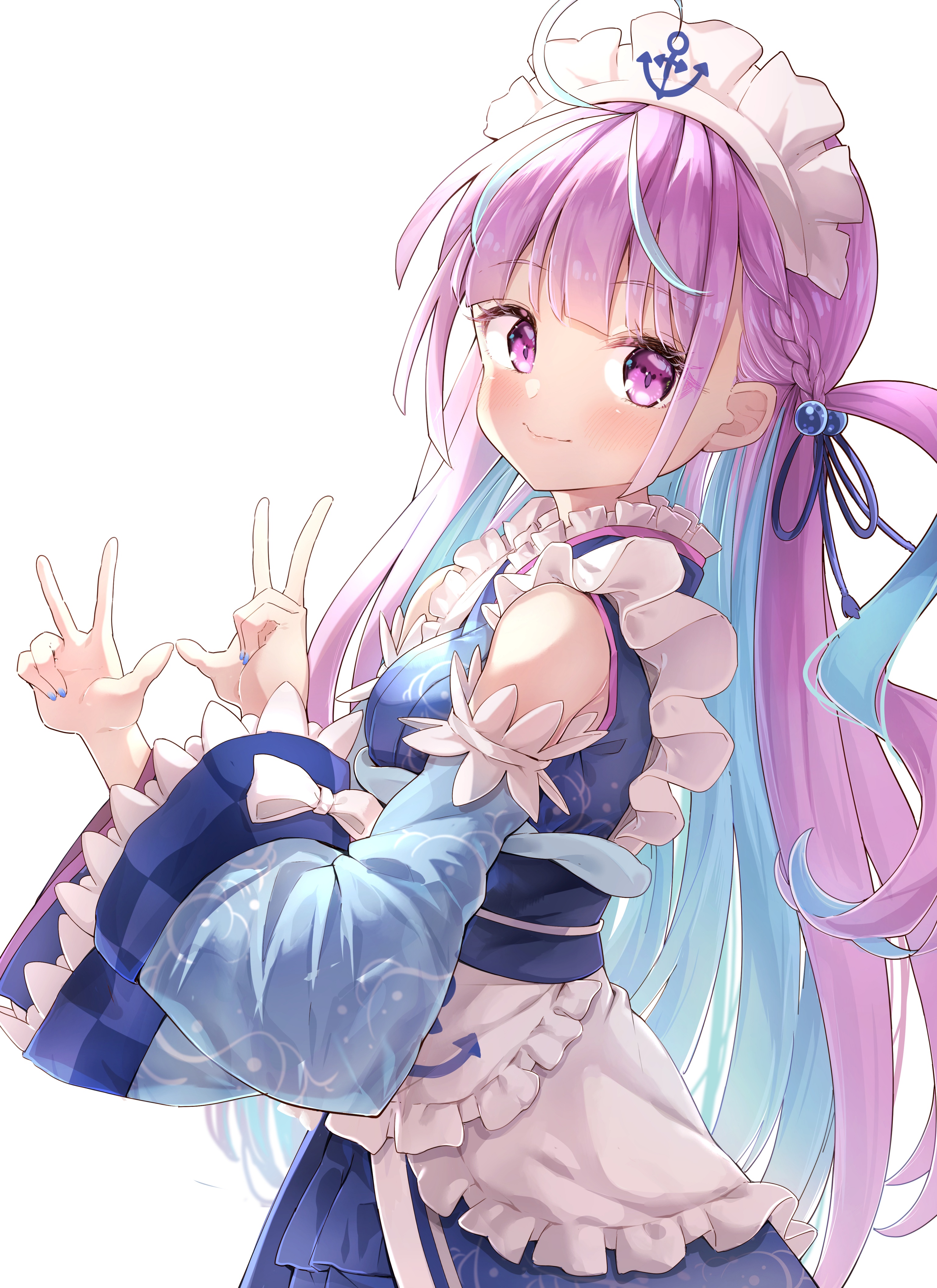 darjeeling (reley) hololive minato aqua maid wa maid | #654675 | yande.re