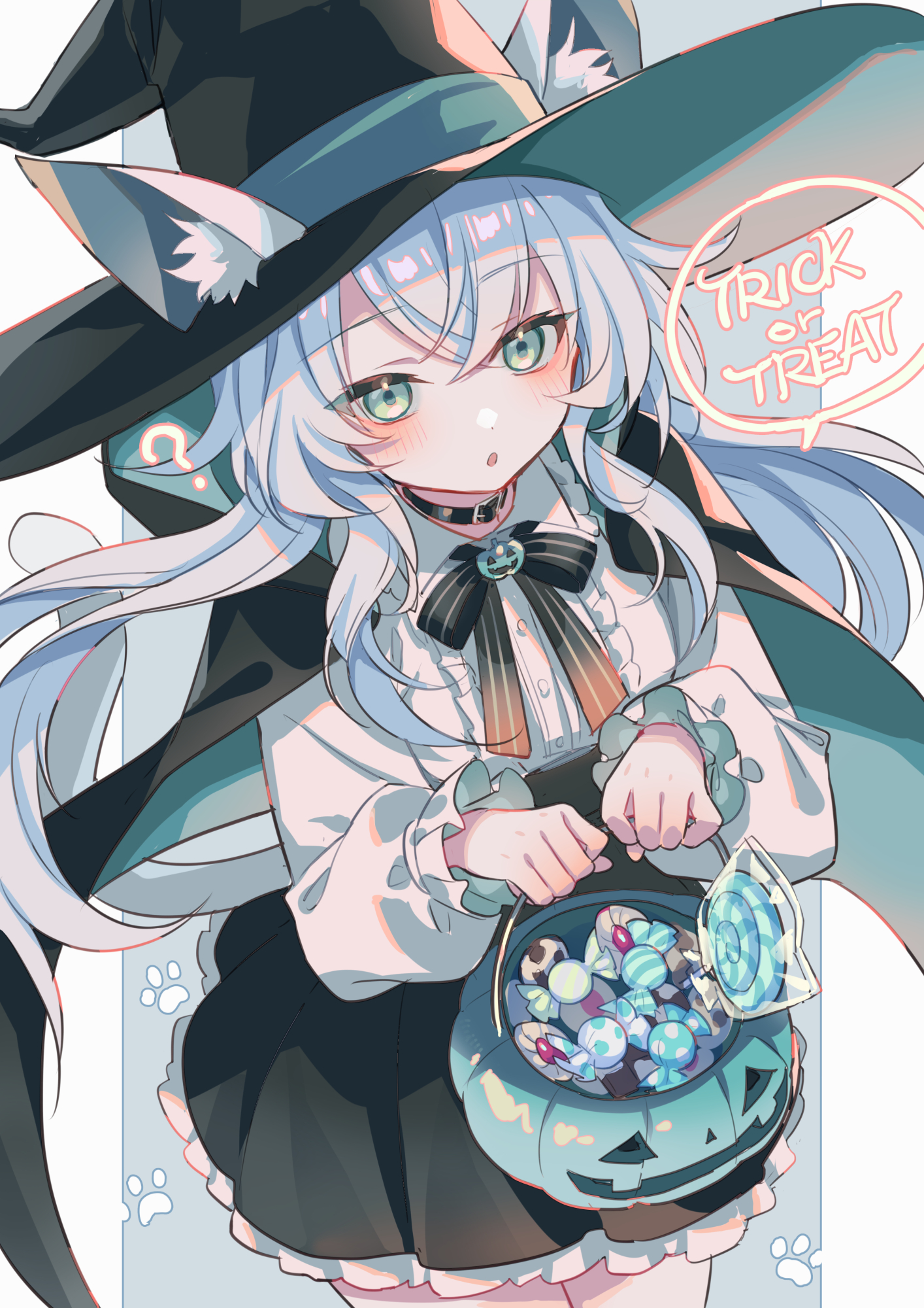 zoff (daria) animal ears halloween nekomimi tail witch | #1128789 ...
