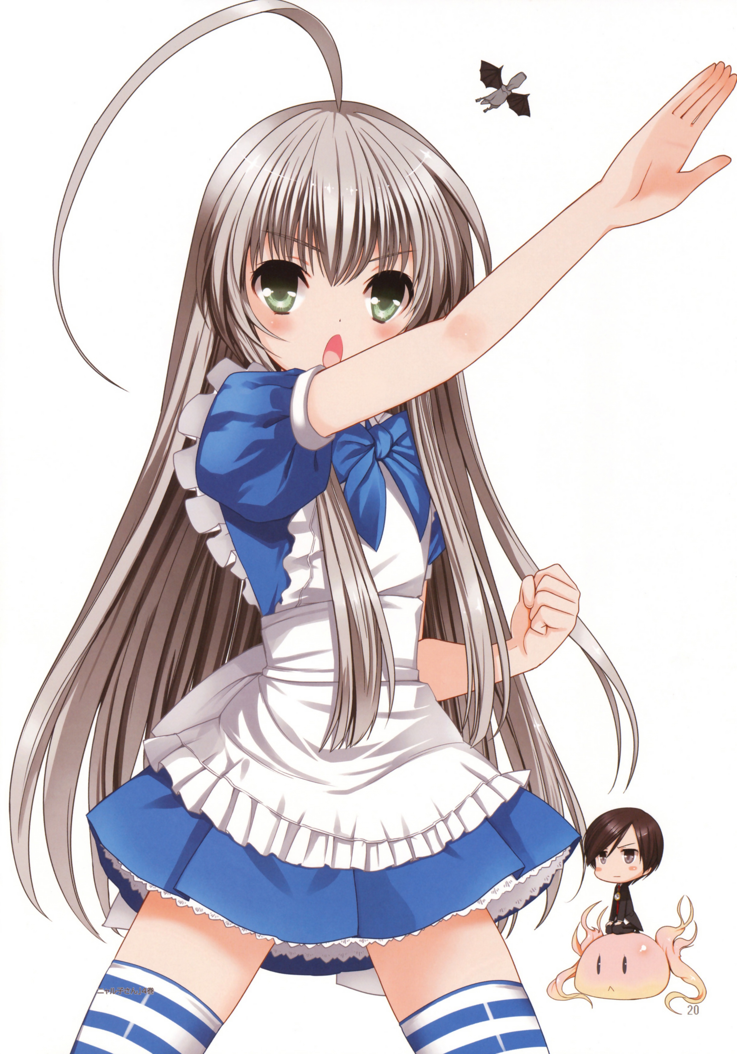 koin haiyore! nyaruko-san nyaruko shantak-kun yasaka mahiro chibi dress ...