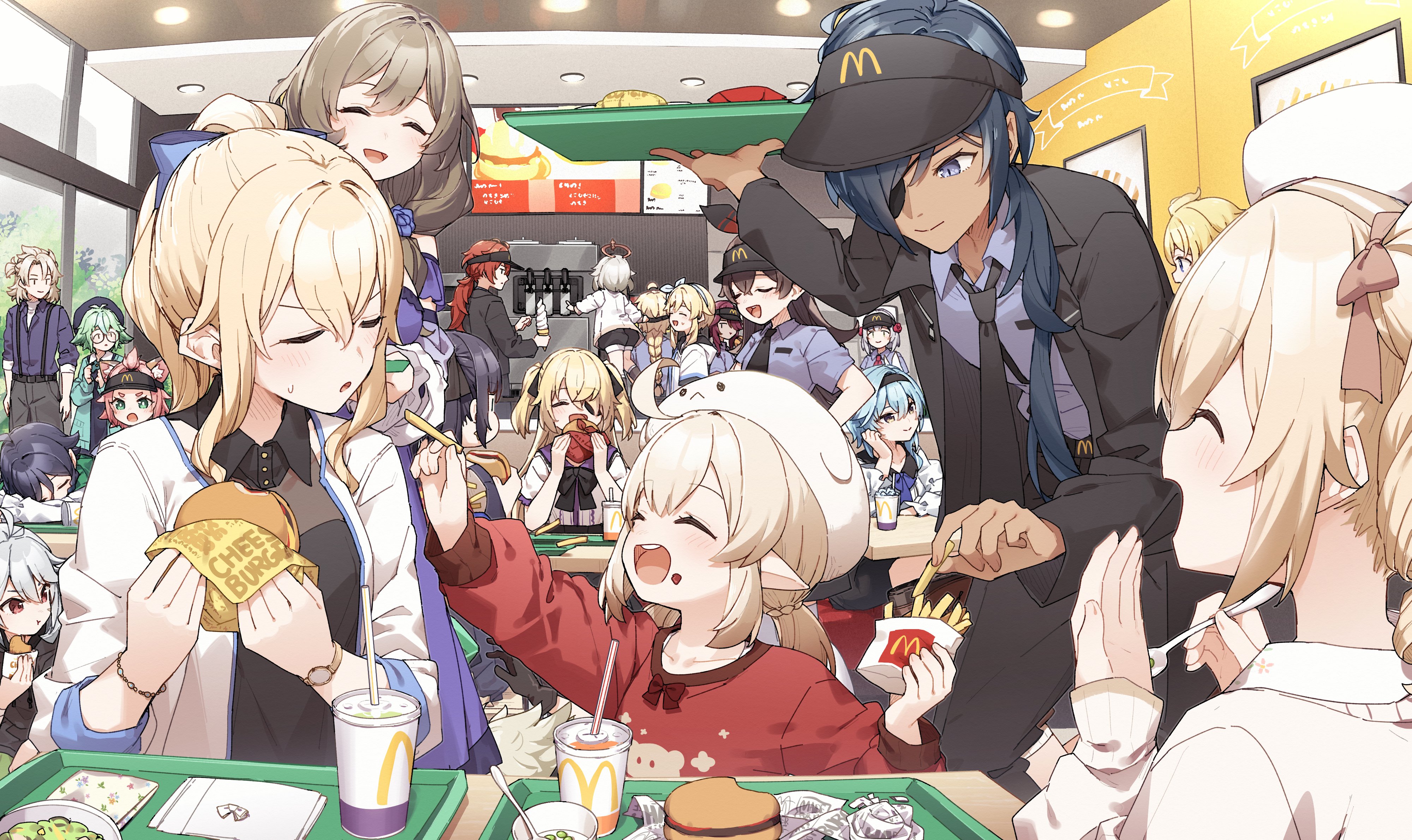 kusaka shi genshin impact mcdonald's aether albedo (genshin impact ...