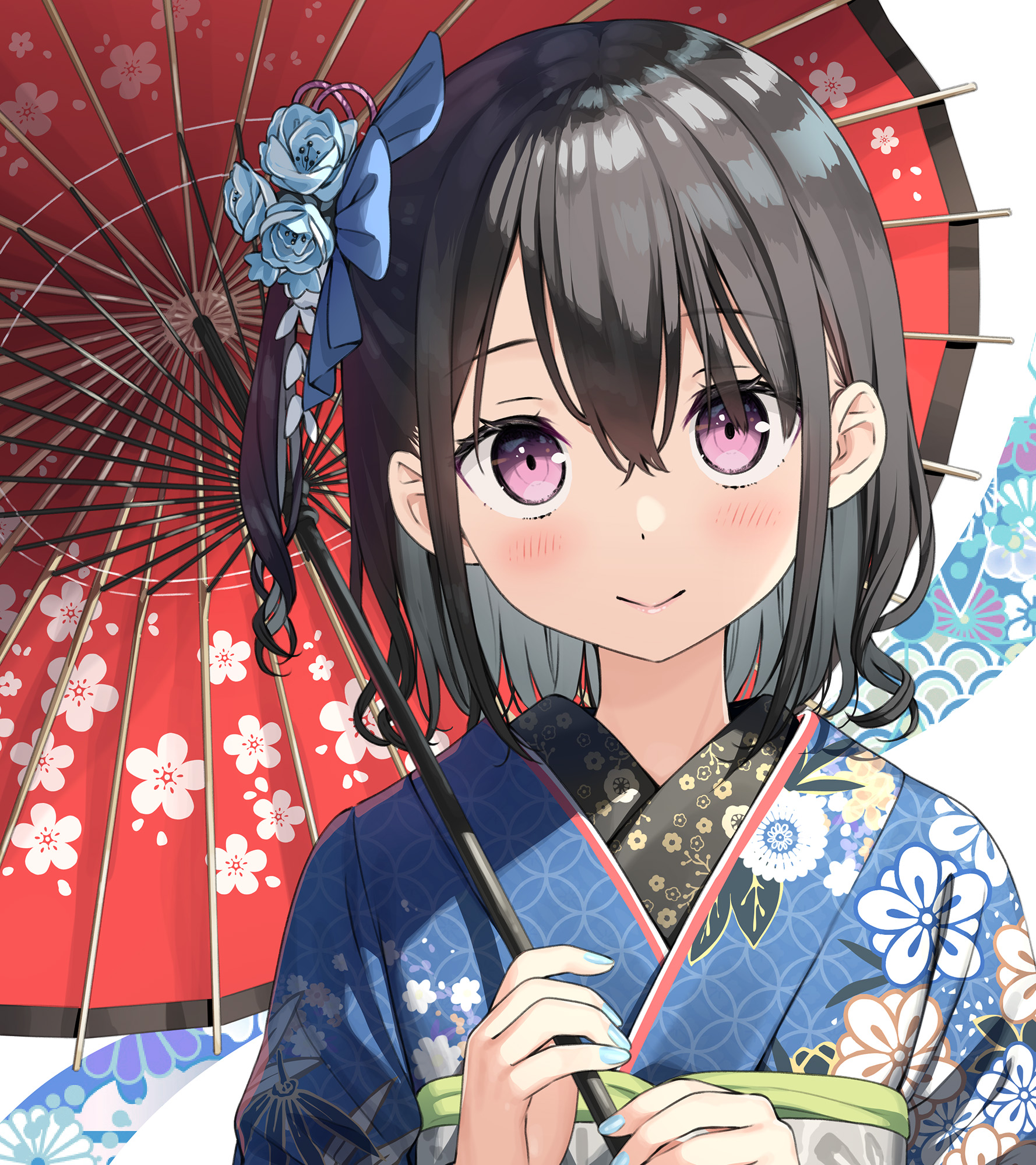 kantoku shizuku (kantoku) kimono umbrella | #1053646 | yande.re
