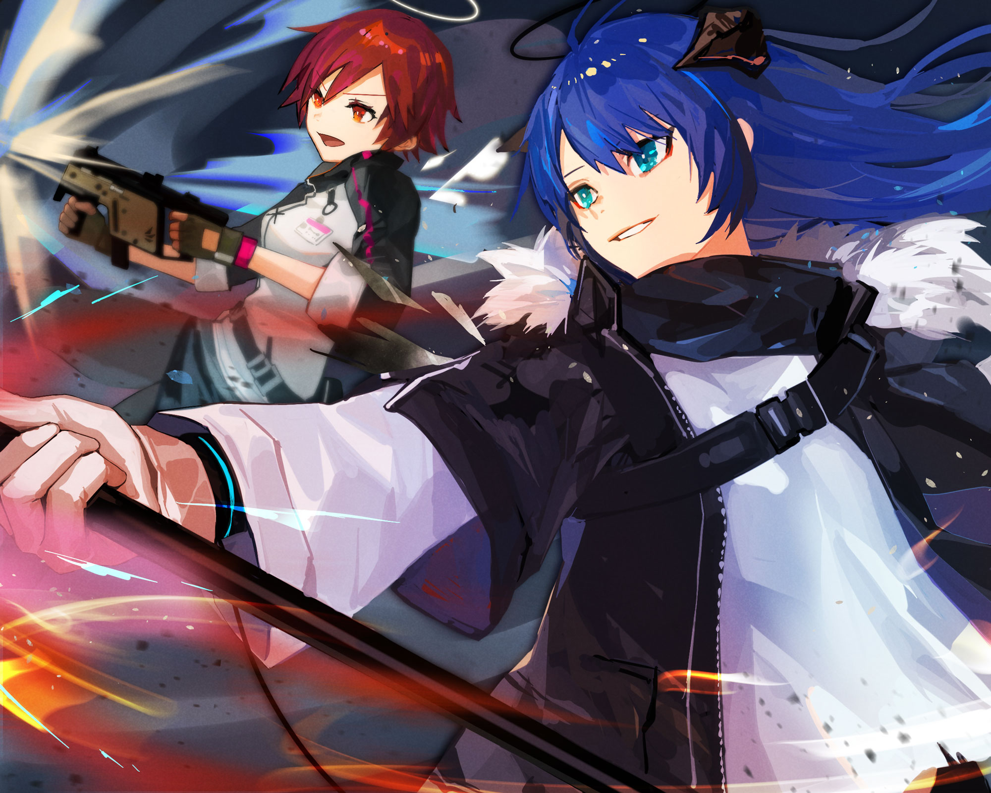 nima (niru54) arknights exusiai (arknights) mostima (arknights) angel ...