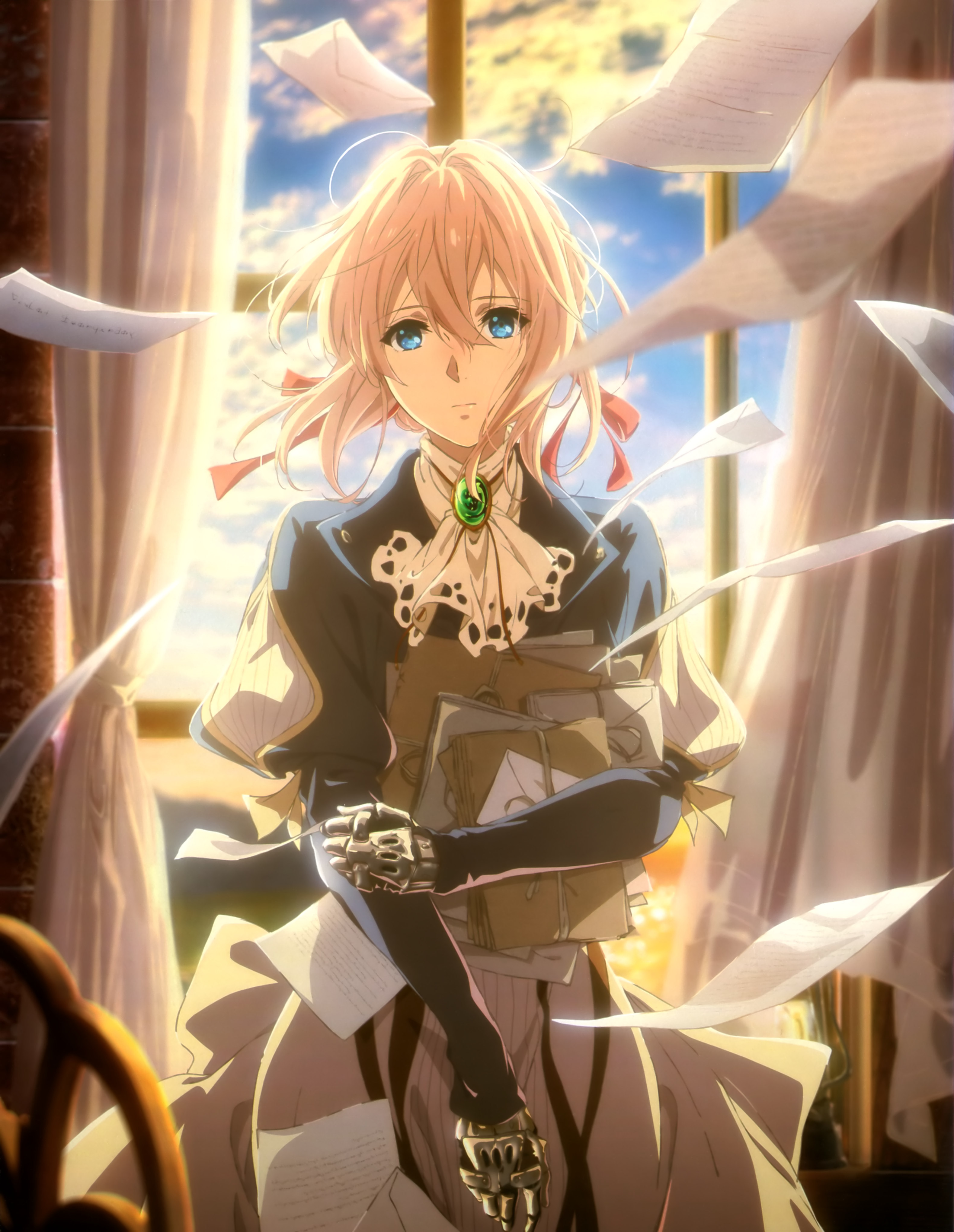 Violet Evergarden scans from Newtype January : r/anime
