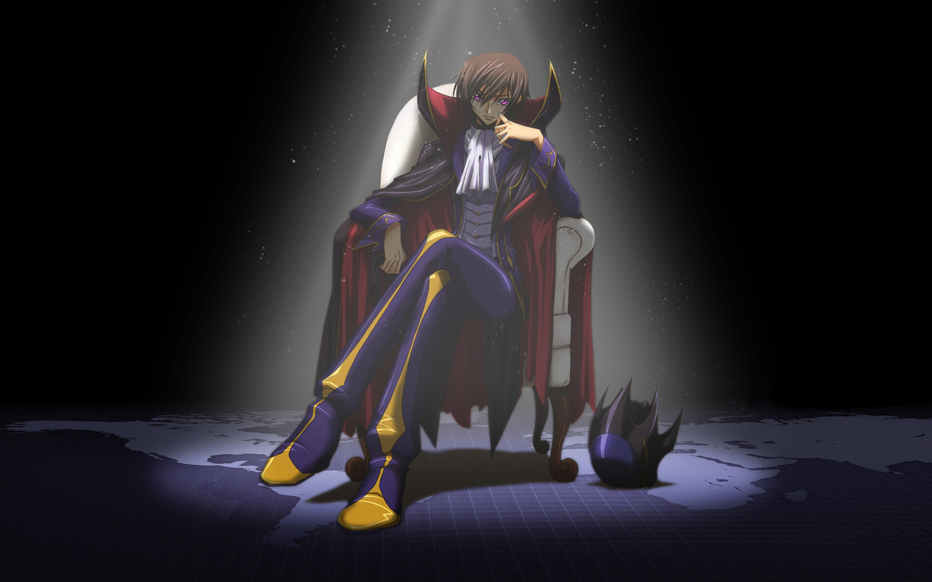 code geass emperor lelouch lamperouge zero (code geass) male wallpaper ...