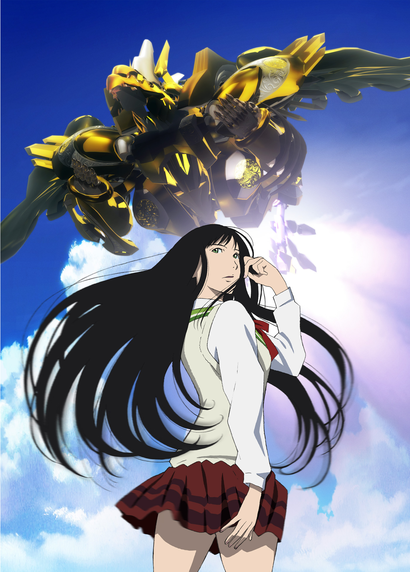 saitou takuya reideen midorino akira reideen (mecha) cg mecha seifuku ...