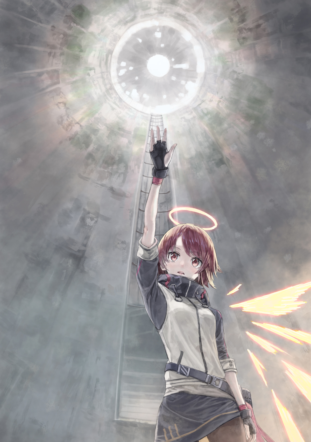 54cr arknights exusiai (arknights) angel pantyhose wings | #629976 ...