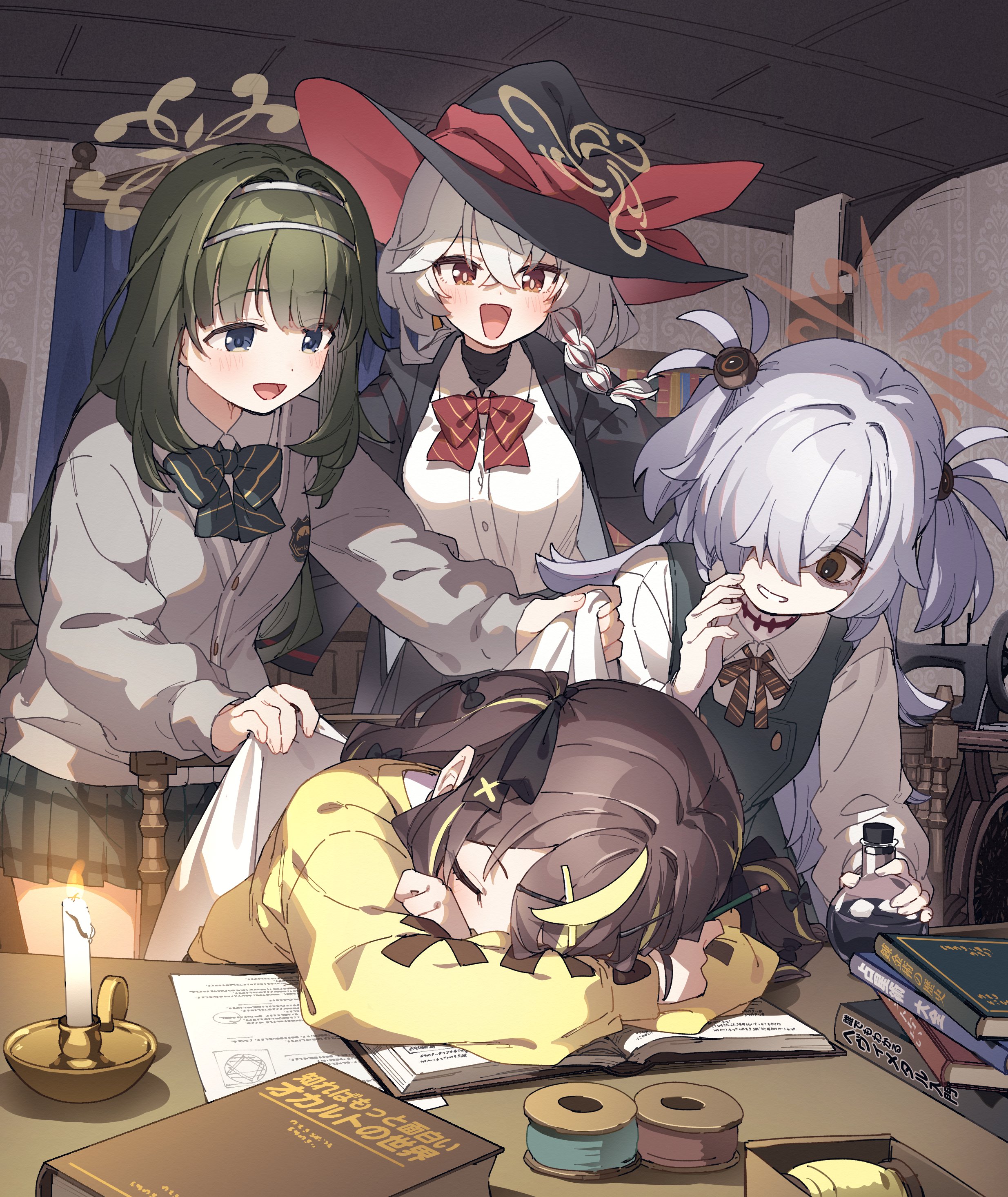 kusaka shi blue archive itagaki kanoe kinui rena shiina tsumugi (blue ...