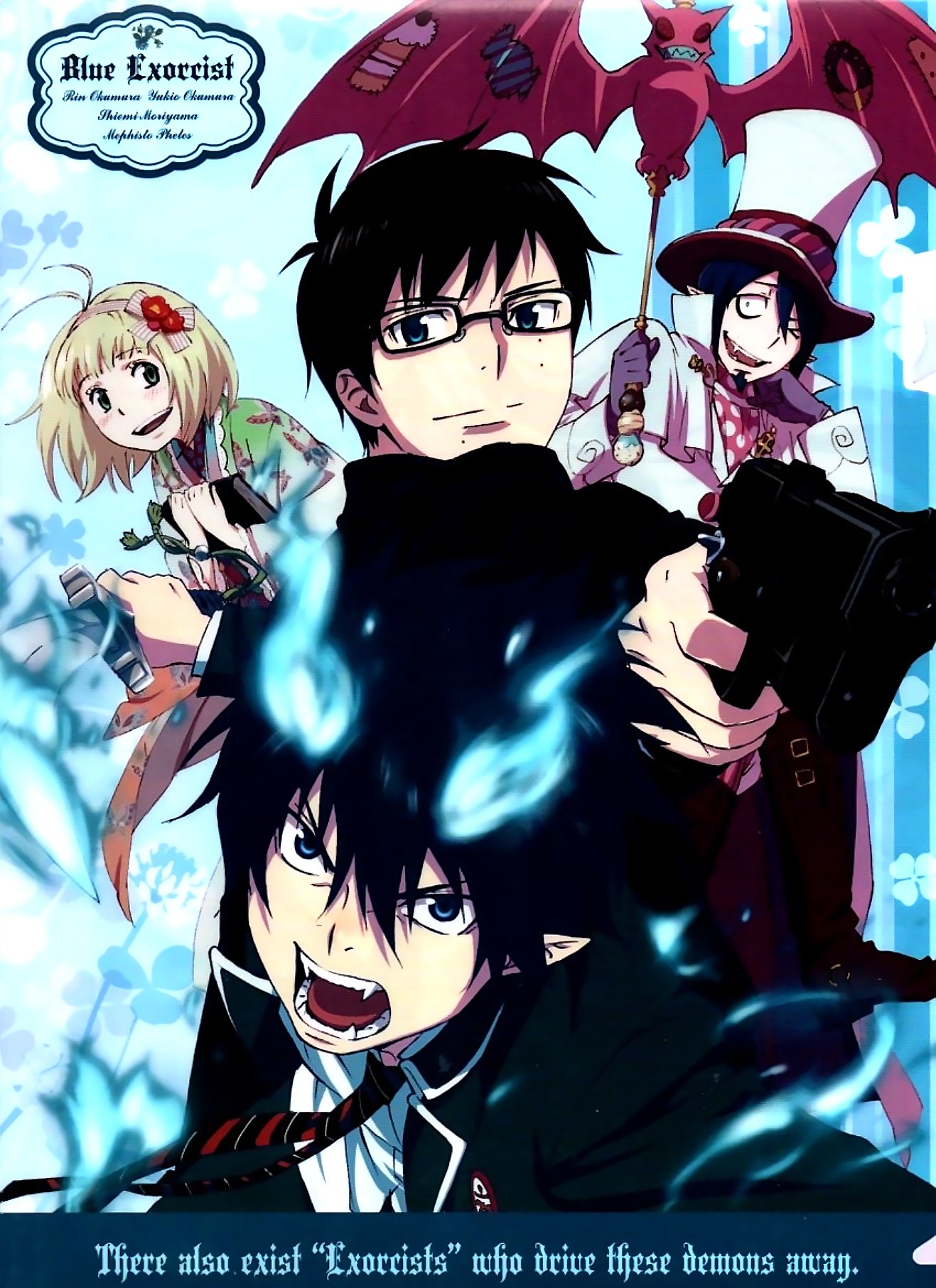 sasaki keigo ao no exorcist mephisto pheles moriyama shiemi okumura rin ...