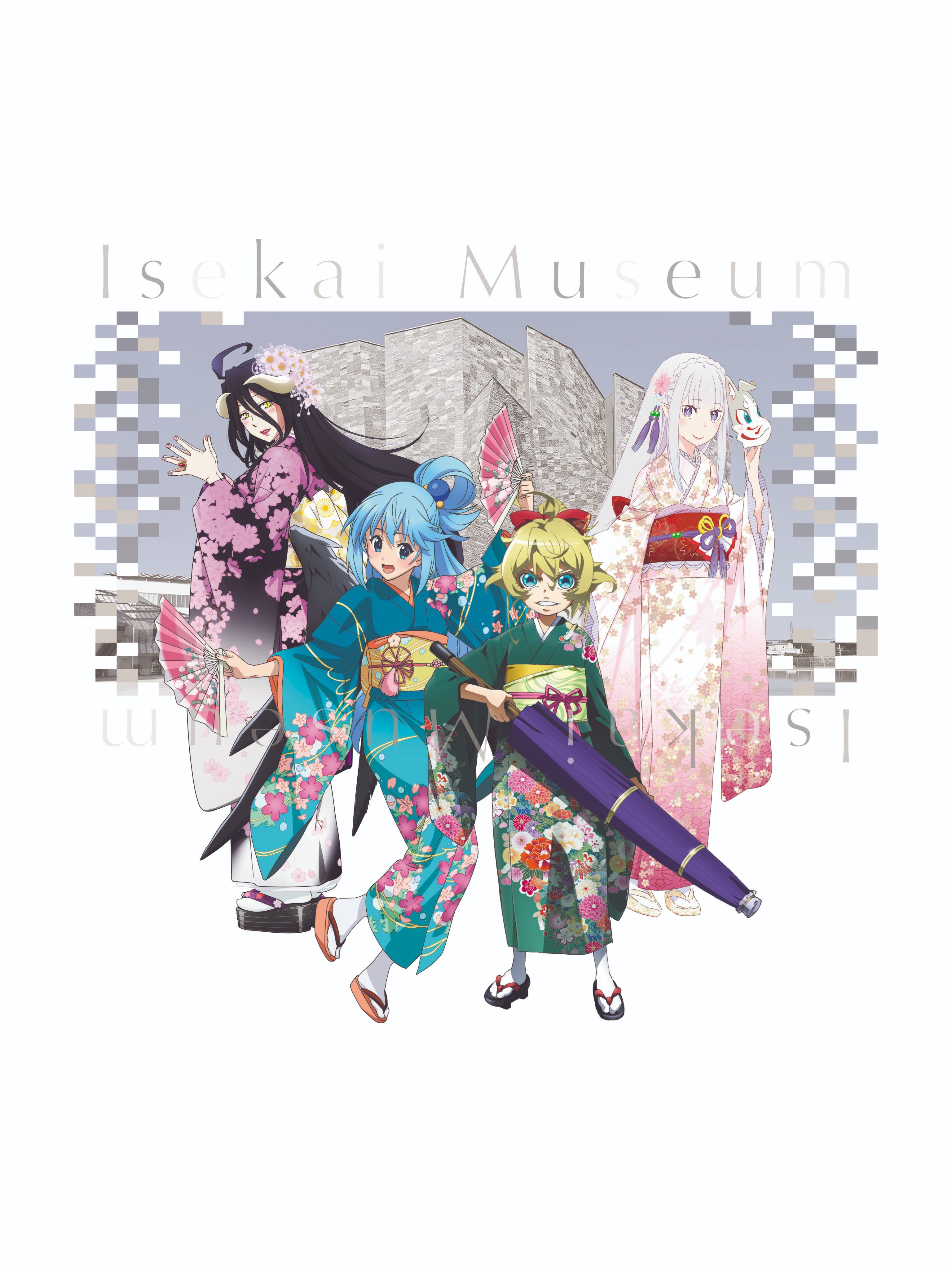 isekai quartet kono subarashii sekai ni shukufuku wo! overlord re:zero ...