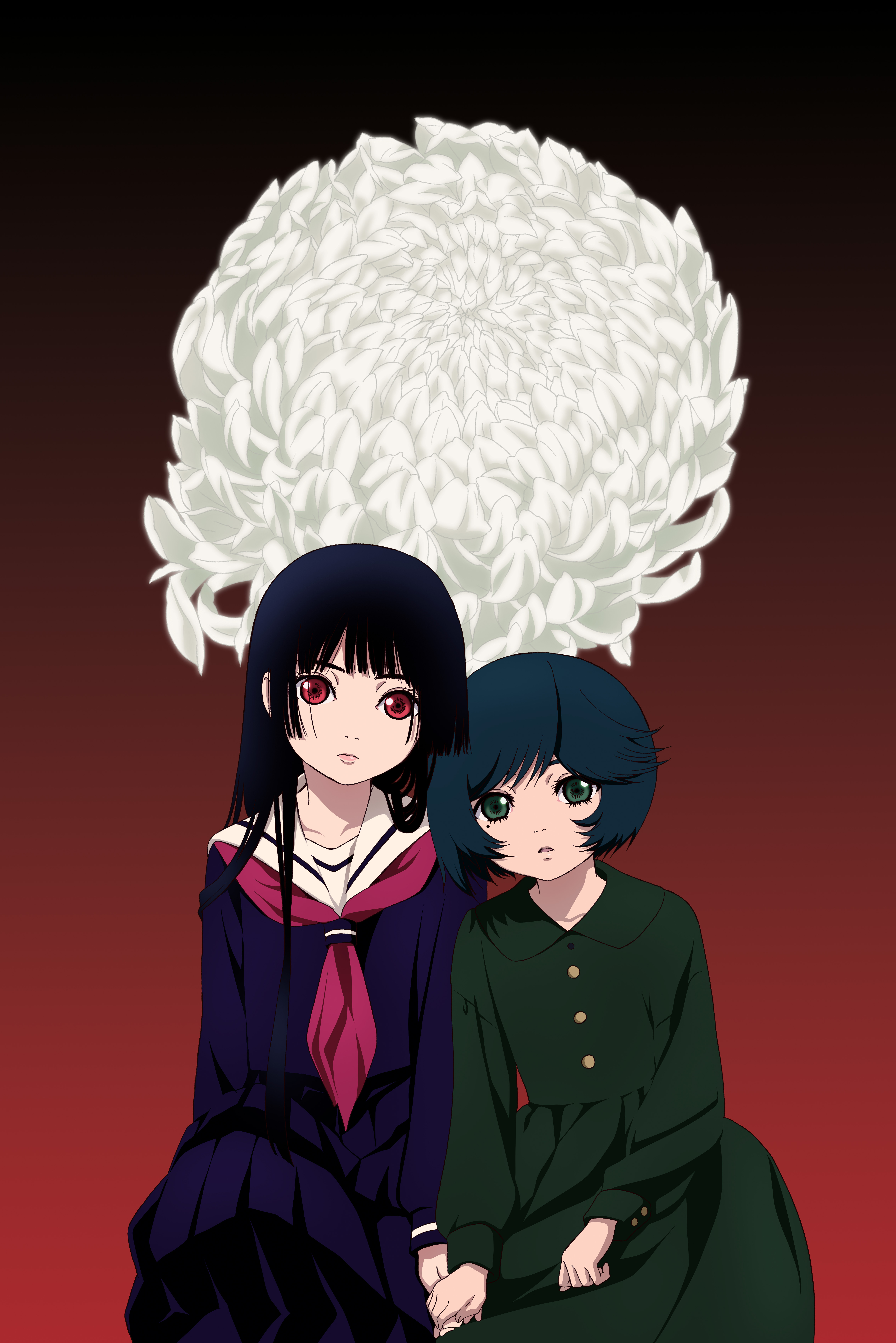 jigoku shoujo enma ai michiru (jigoku shoujo) seifuku tagme | #392371 ...