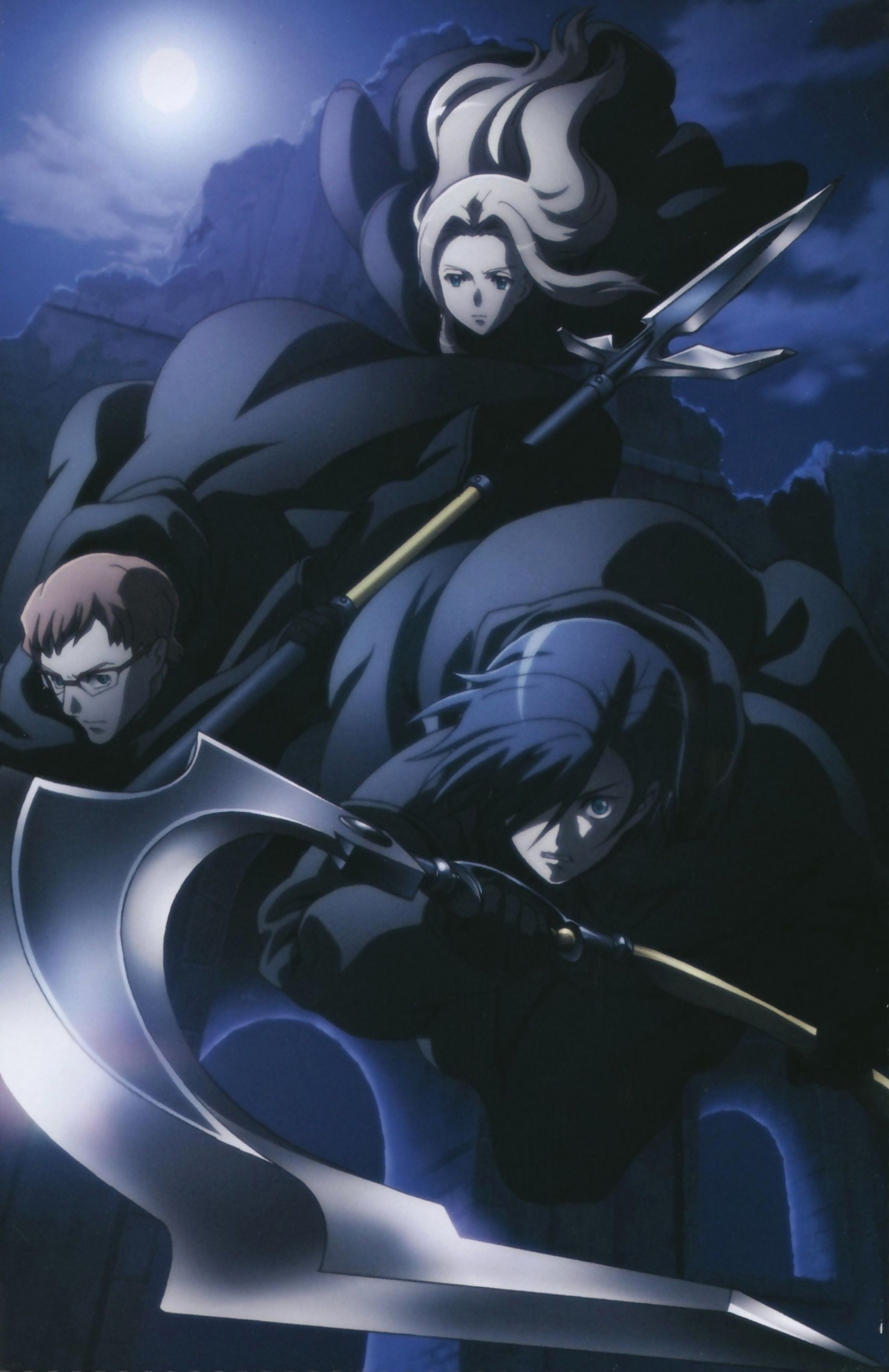 moses, irene, and karman (blood+) | Danbooru