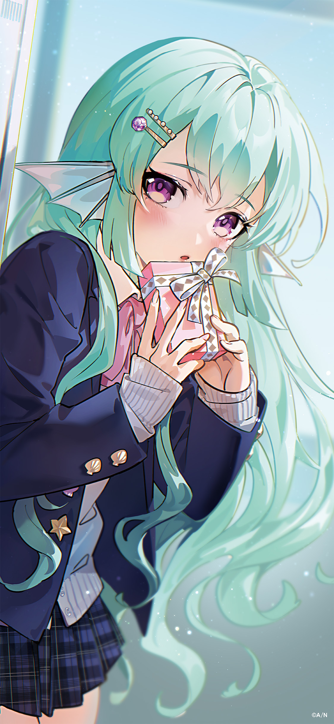 fumiko (throughx2) nijisanji nijisanji en finana ryugu seifuku sweater ...