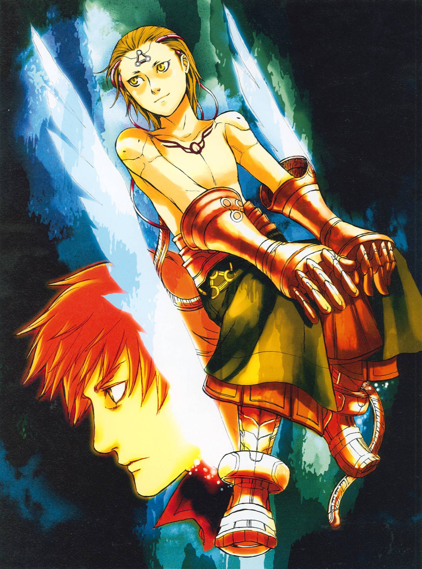 kaneda eiji sousei no aquarion apollo (aquarion) futaba (aquarion) male ...