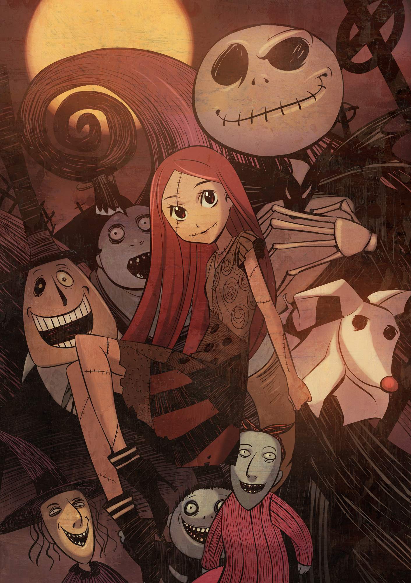 hino kahoru nightmare before christmas barrel behemoth jack skellington ...