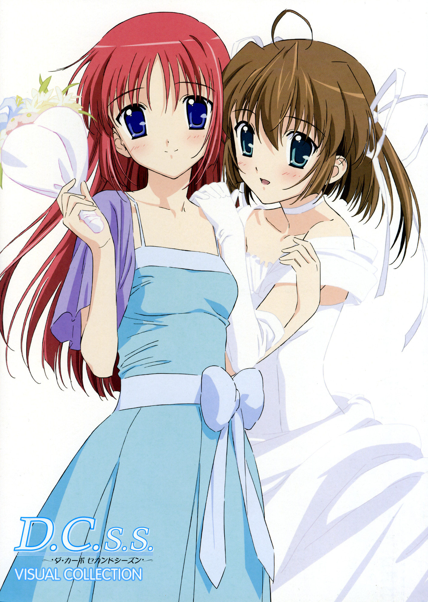 da capo da capo (series) asakura nemu shirakawa kotori dress wedding ...