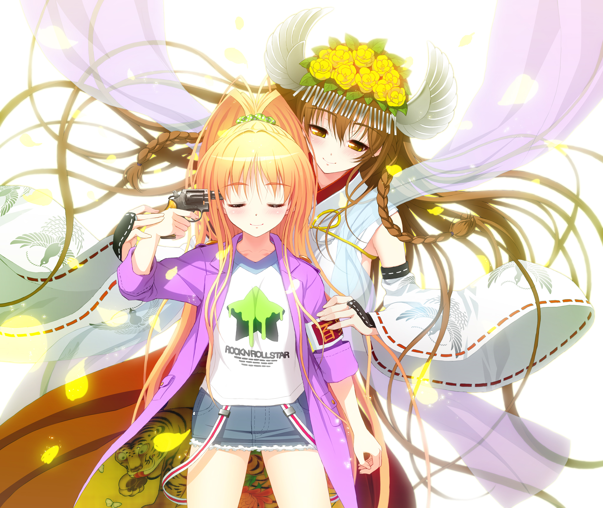 nitroplus tsuji santa axanael sakura (axanael) game cg gun | #168092 ...