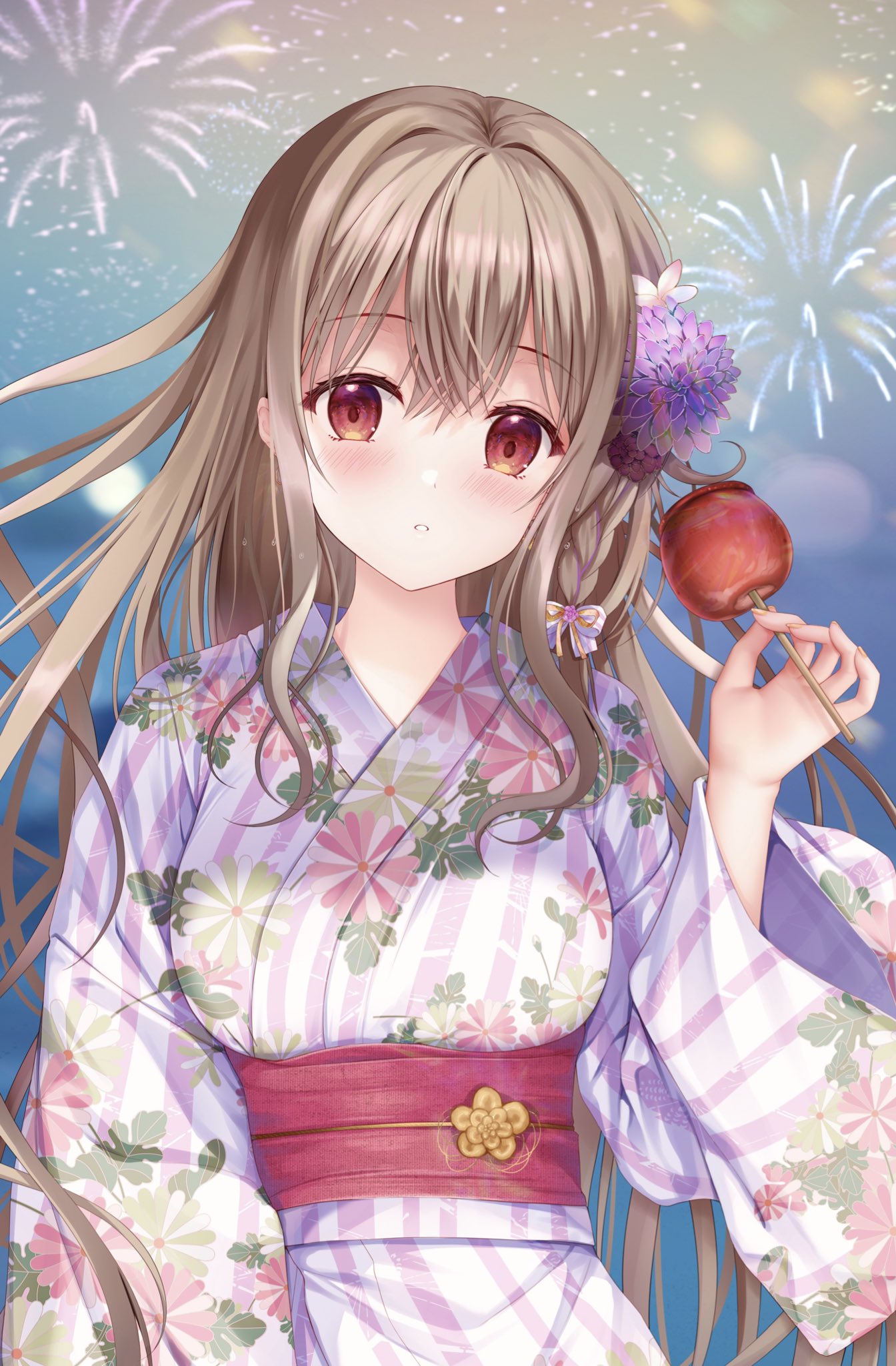 twinbox twinbox gakuen maeda shiori yukata | #1002003 | yande.re