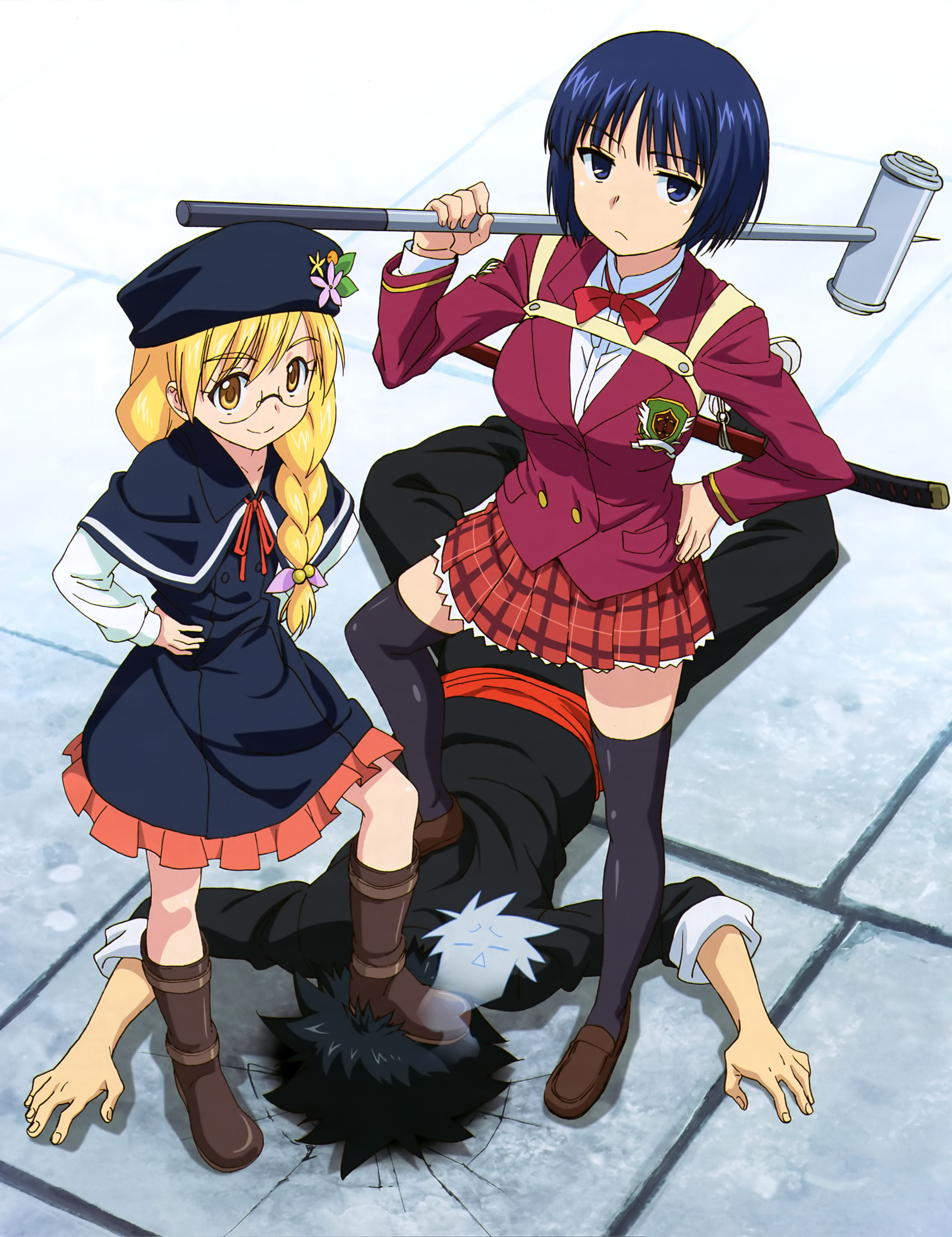 mahou sensei negima uq holder! isht karin orte konoe touta sakurame ...
