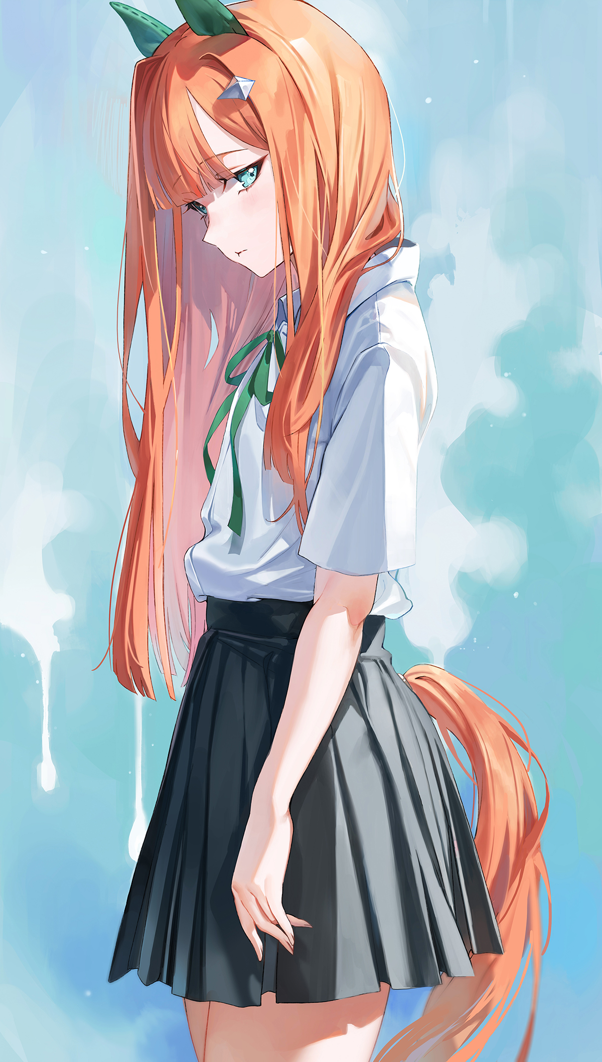 emyo uma musume pretty derby silence suzuka (umamusume) animal ears ...