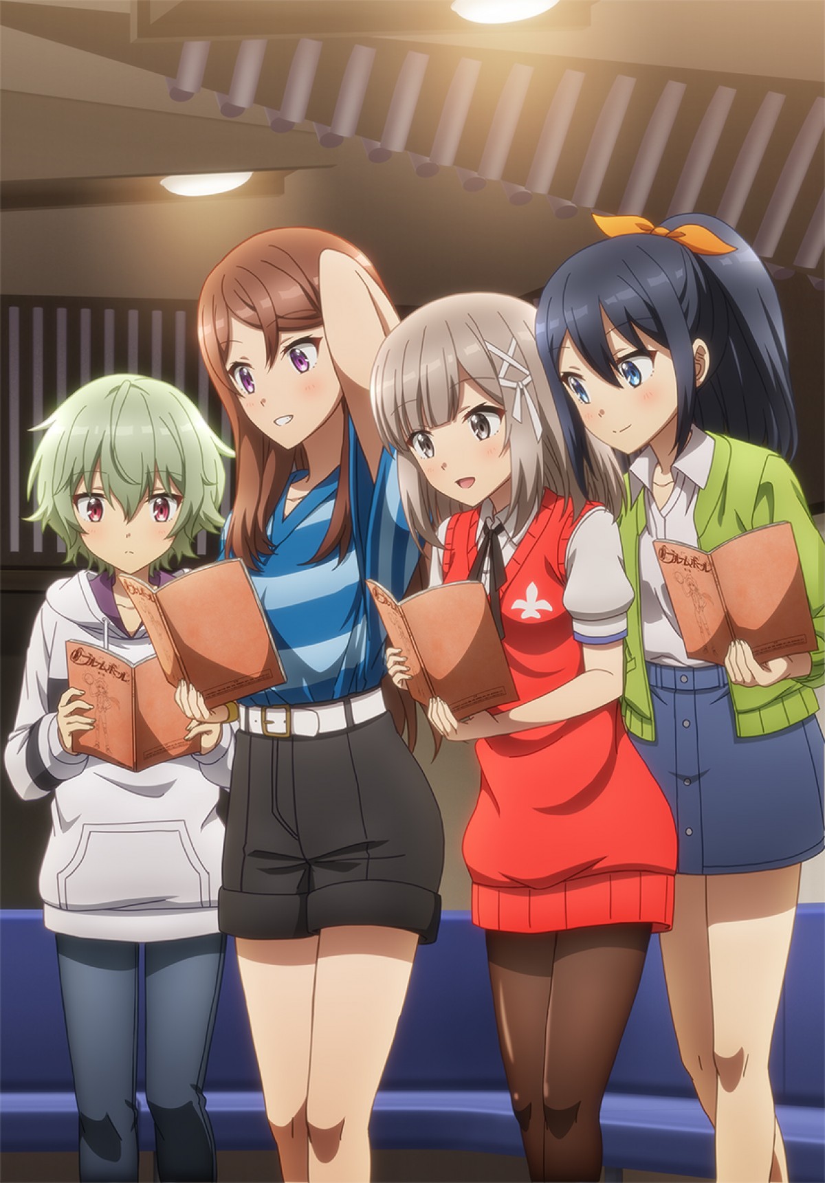 cue! kano shiho mutsuishi haruna takatori maika tsukii honoka dress ...