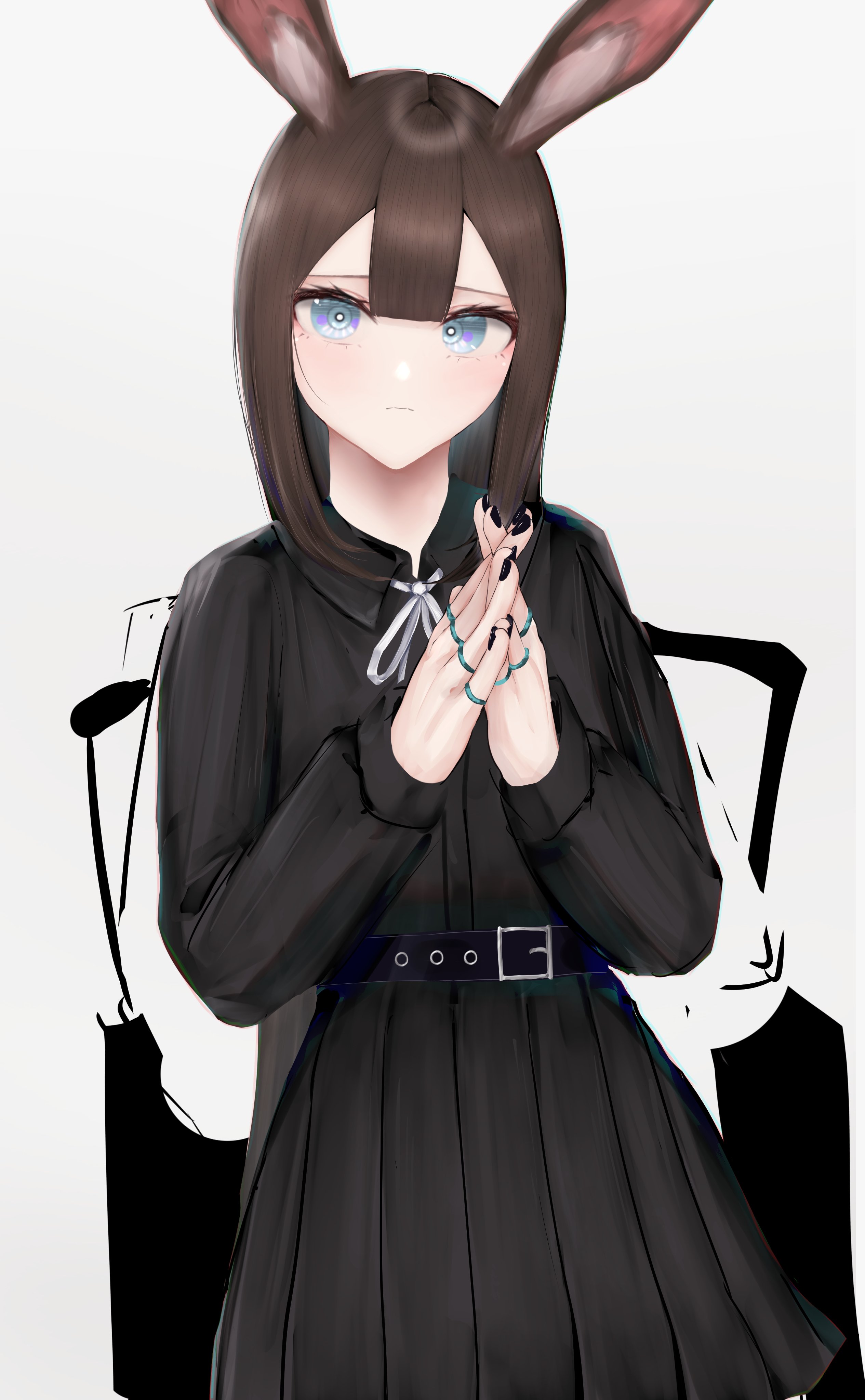 mo (mainiti omoti) arknights amiya (arknights) animal ears bunny ears ...