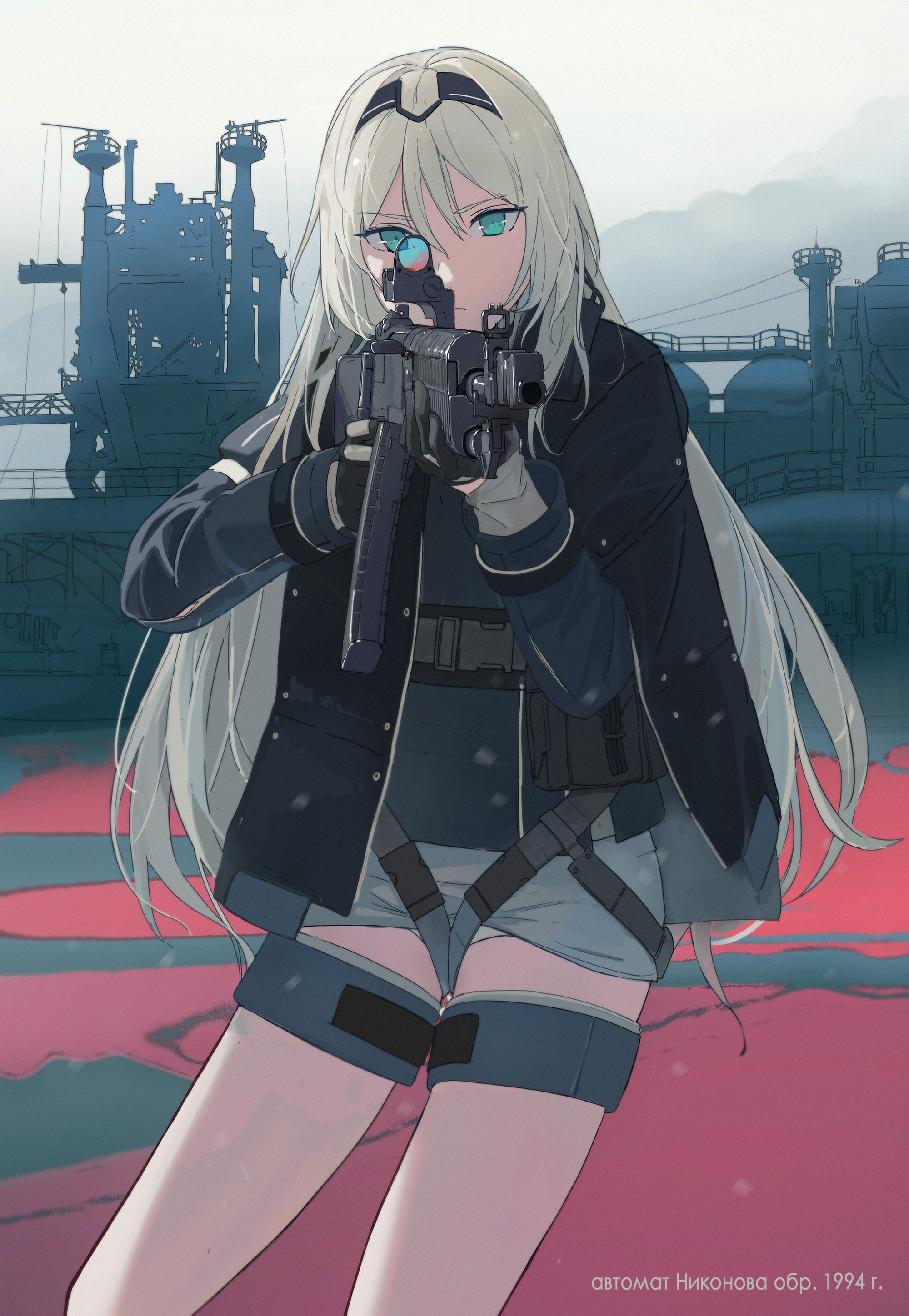 dear faith girls frontline an-94 (girls frontline) garter gun pantsu ...