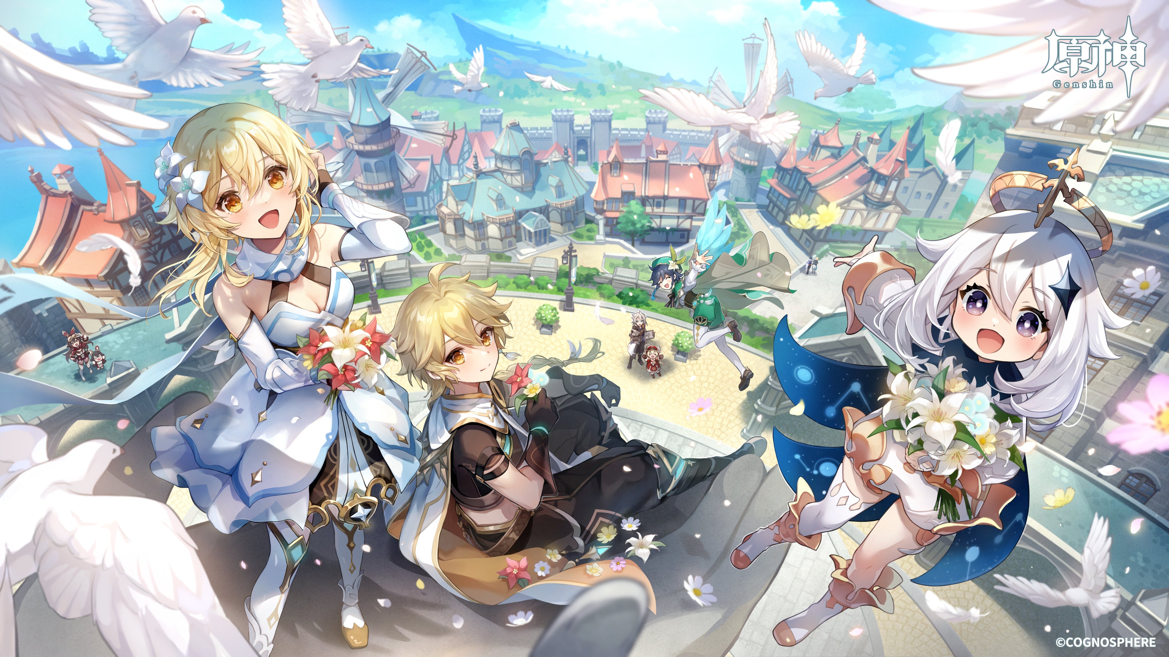 qi2341 genshin impact aether albedo (genshin impact) amber (genshin ...