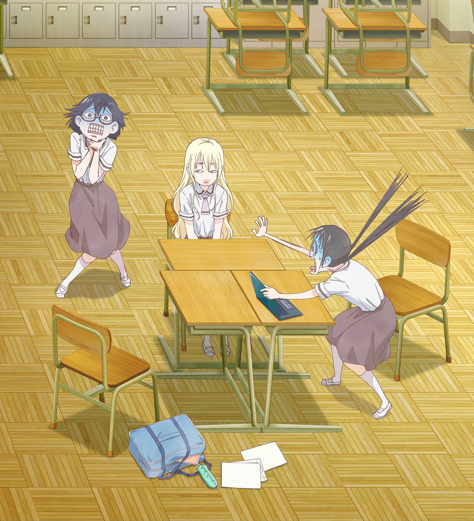 asobi asobase honda hanako nomura kasumi olivia (asobi asobase) megane ...