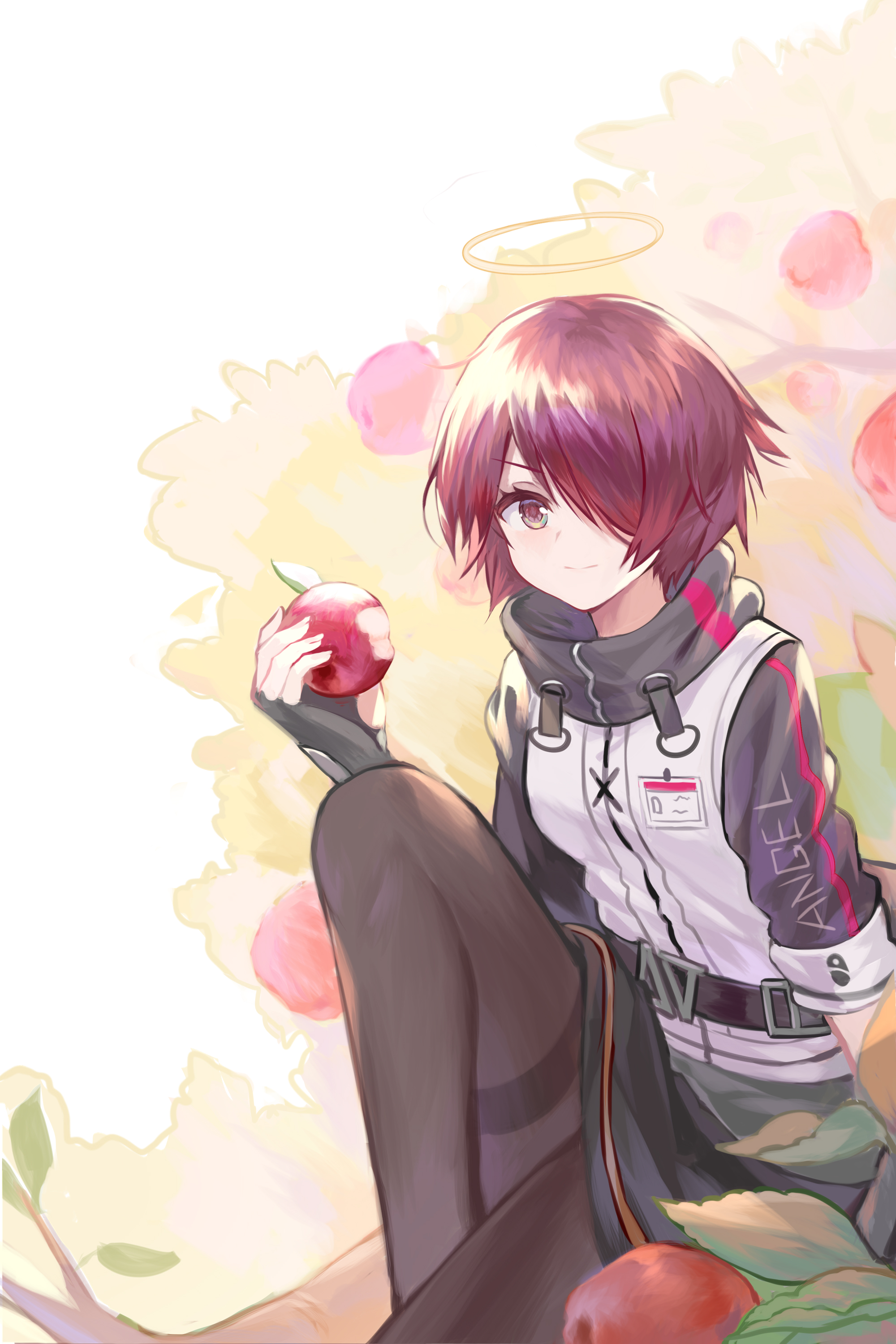 arknights exusiai (arknights) angel pantyhose skirt lift tagme ...