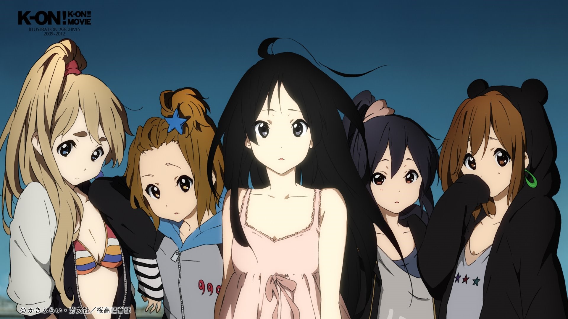 k-on! akiyama mio hirasawa yui kotobuki tsumugi nakano azusa tainaka ...