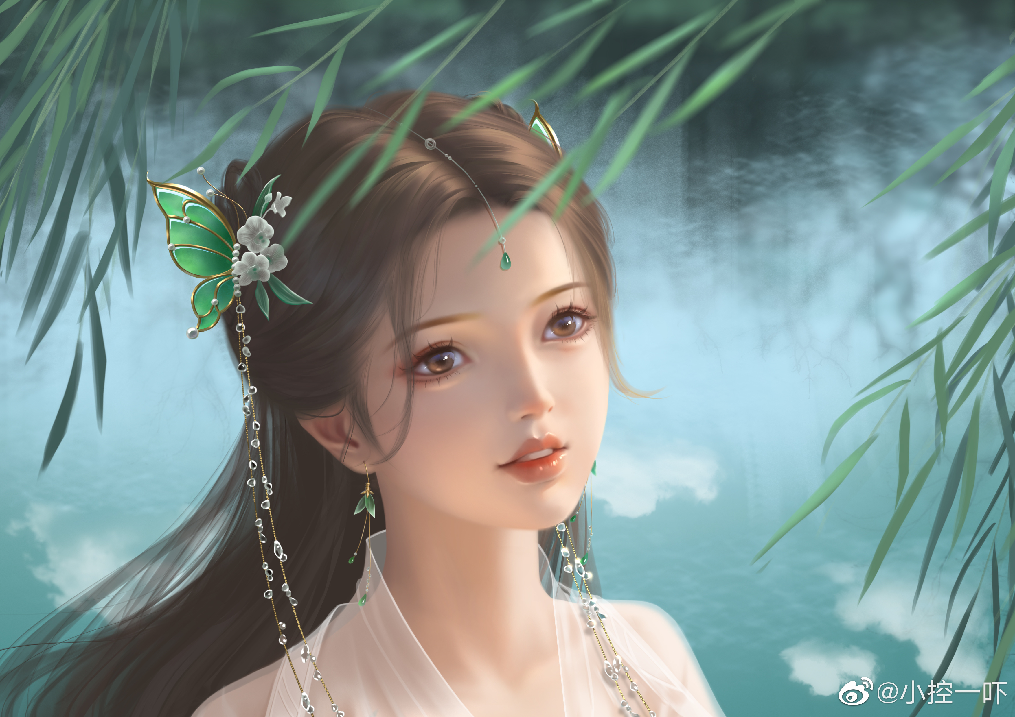 xiao kong yi xia jade dynasty bi yao asian clothes watermark | #997839 ...