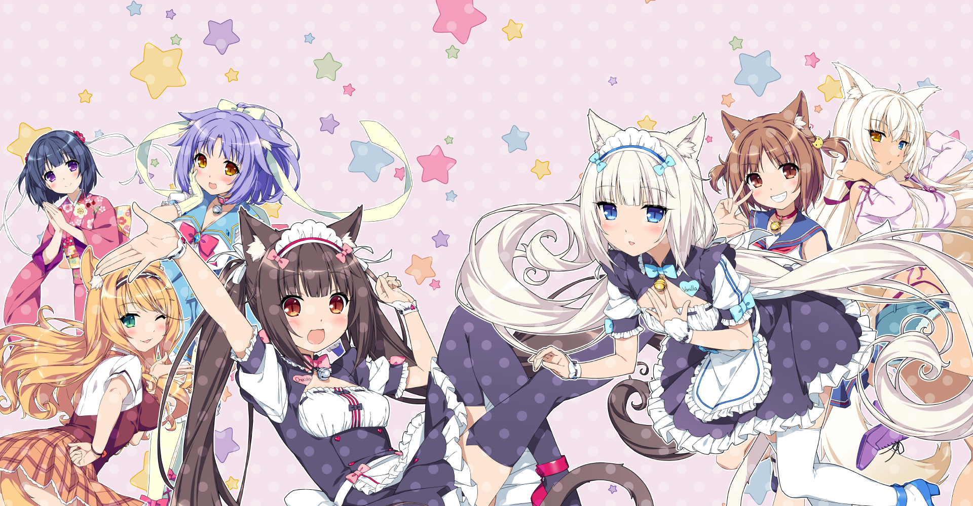 neko works sayori nekopara azuki chocola cinnamon (nekopara) coconut ...