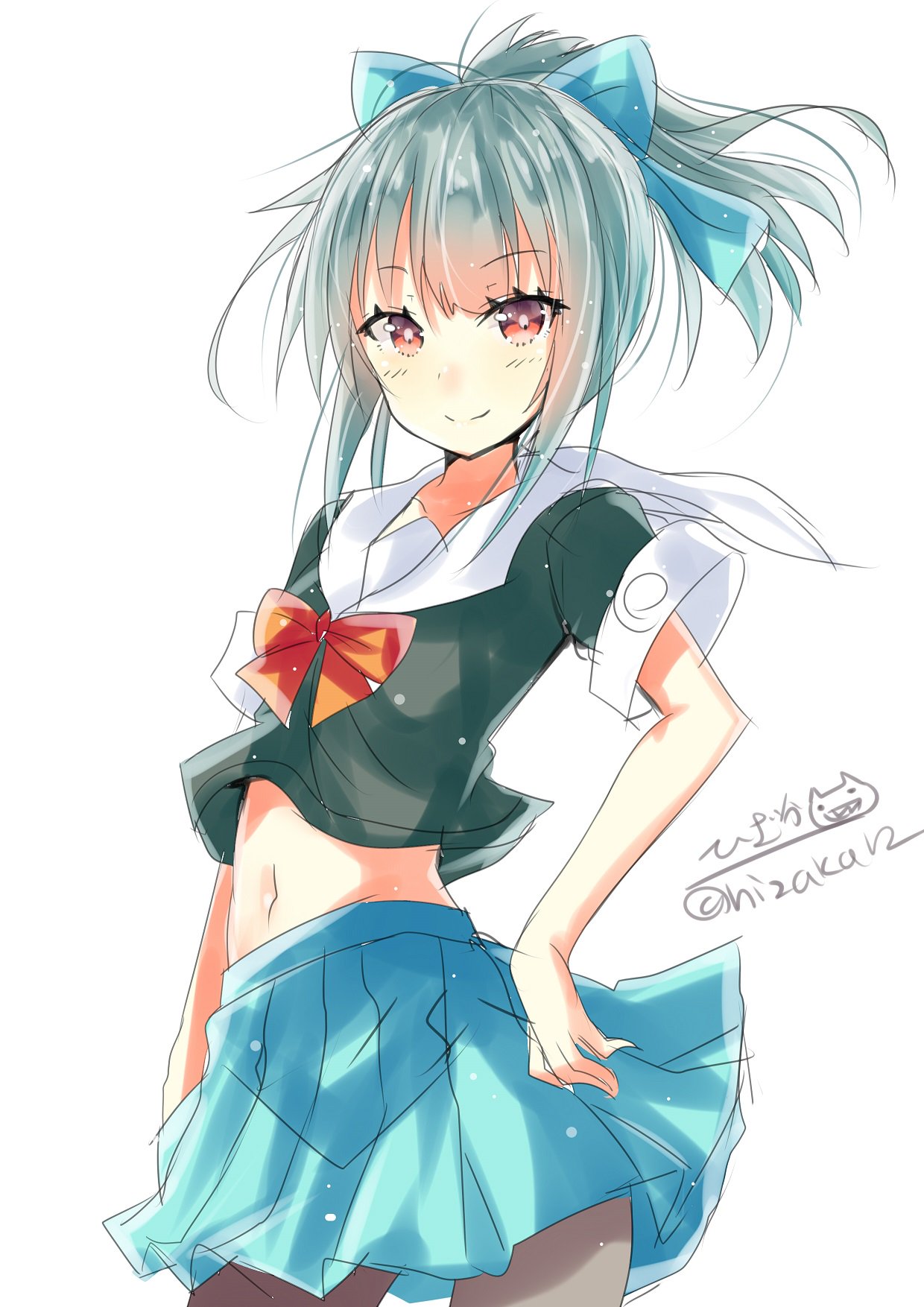 hizaka kantai collection yuubari (kancolle) pantyhose seifuku | #439638 ...