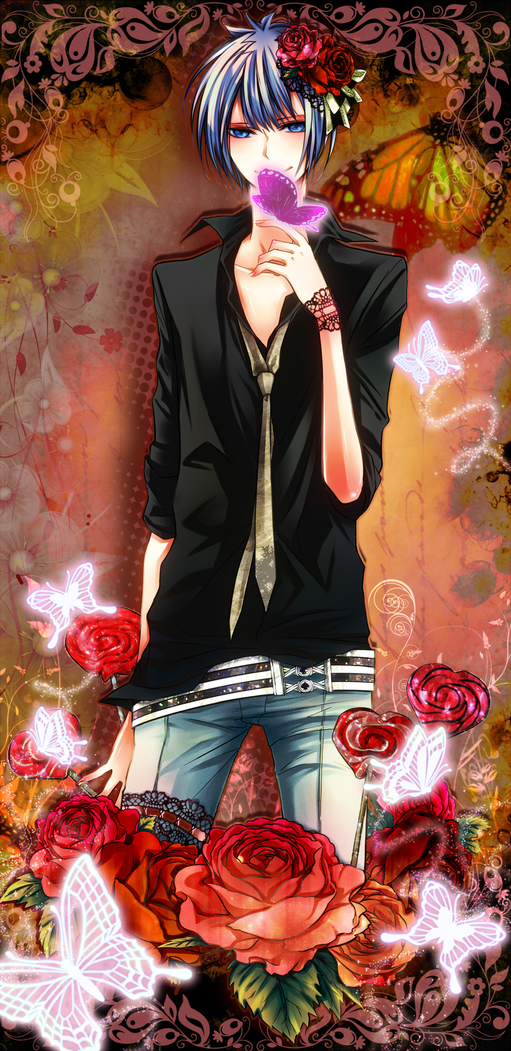 buuta katekyo hitman reborn! daemon spade male | #174435 | yande.re
