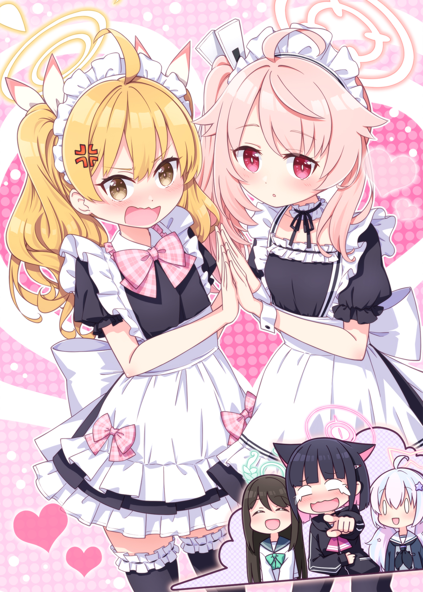 sansei rain blue archive ibaragi yoshimi kurimura airi kyouyama kazusa ...