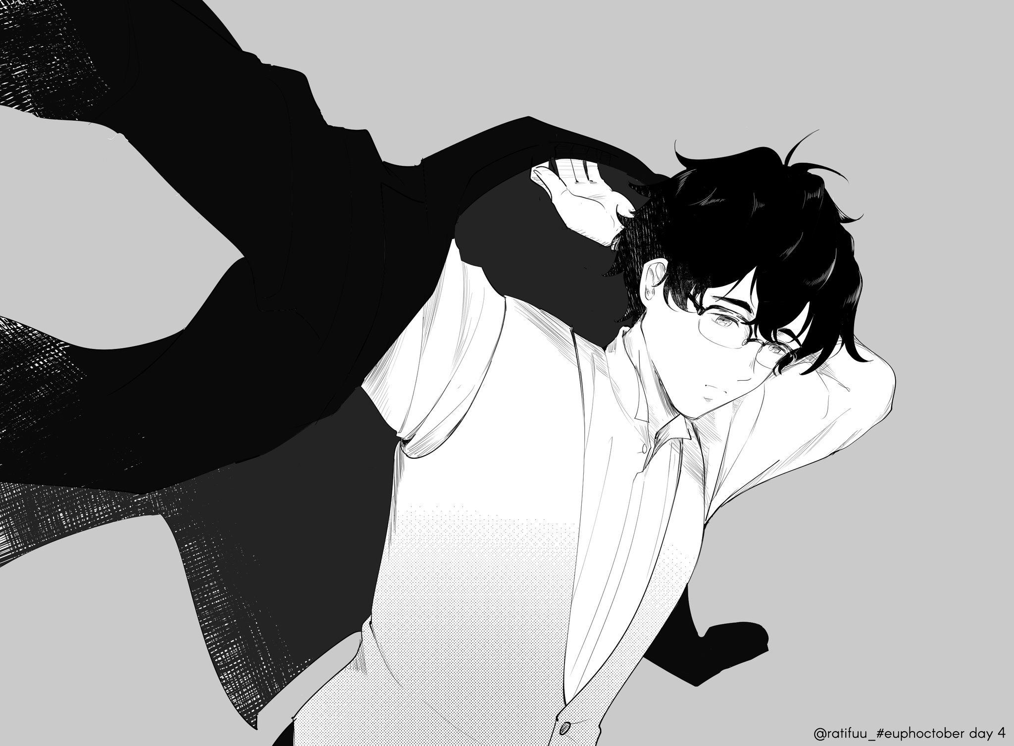 ratifuu hibike! euphonium taki noboru male megane monochrome | #693510 ...