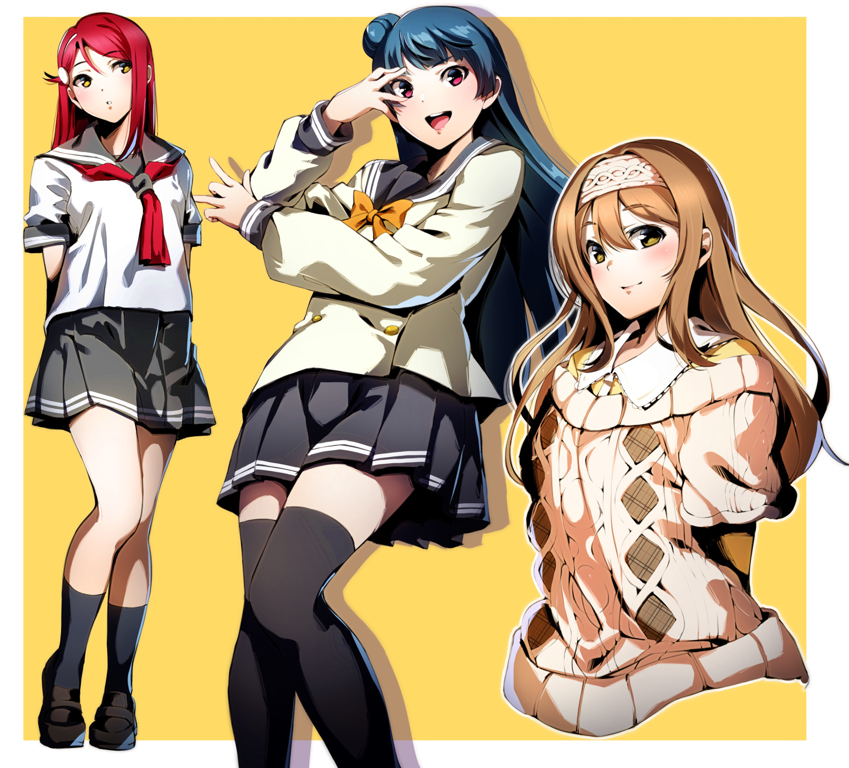 nakano maru love live! sunshine!! kunikida hanamaru sakurauchi riko ...