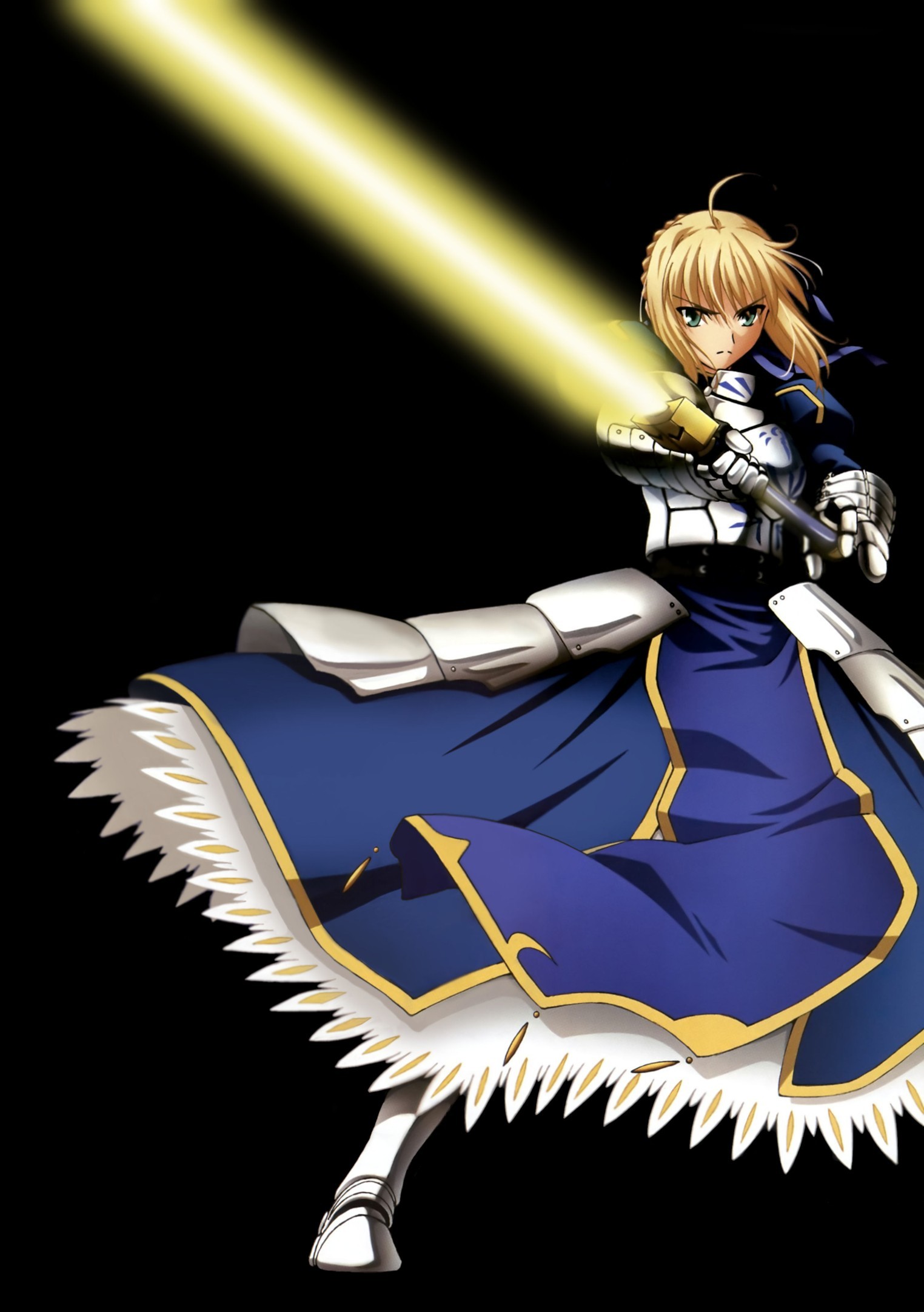 fate/stay night fate/zero artoria pendragon (fate) armor dress sword ...