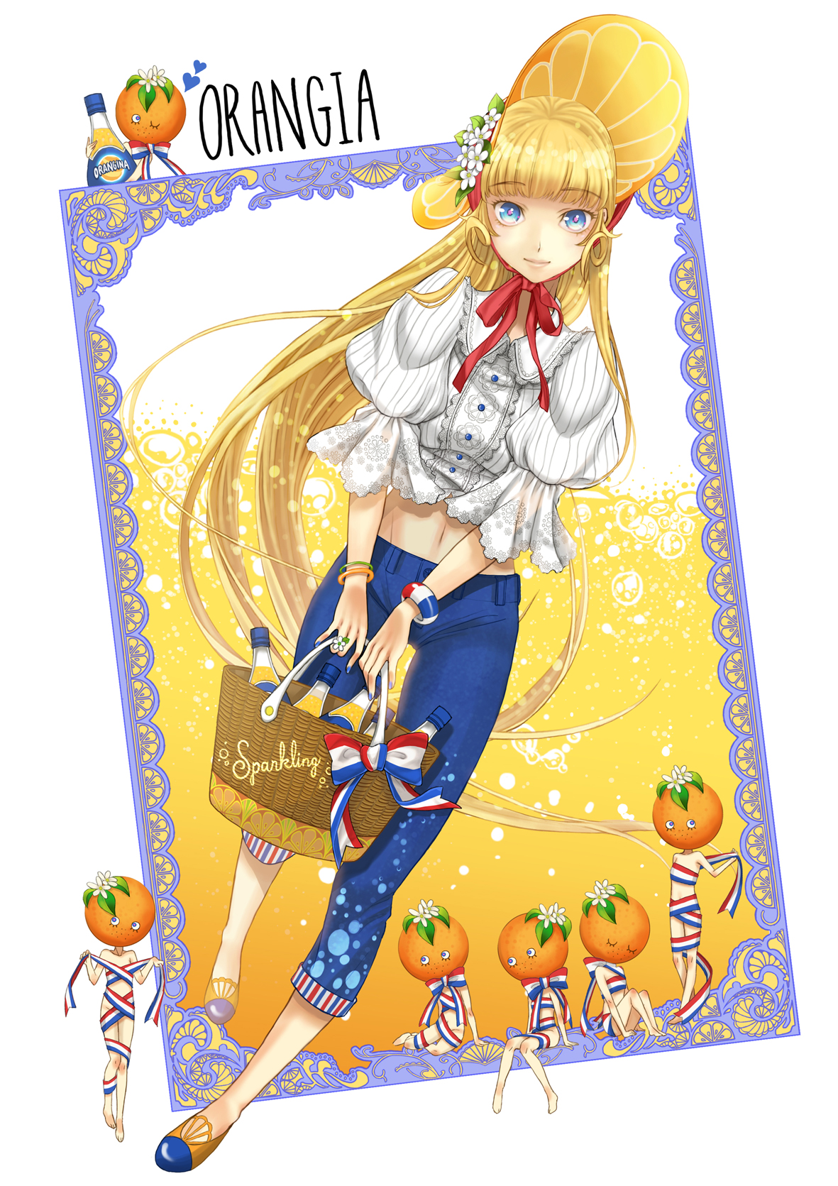 iria (yumeirokingyo) orangina anthropomorphization | #259744 | yande.re