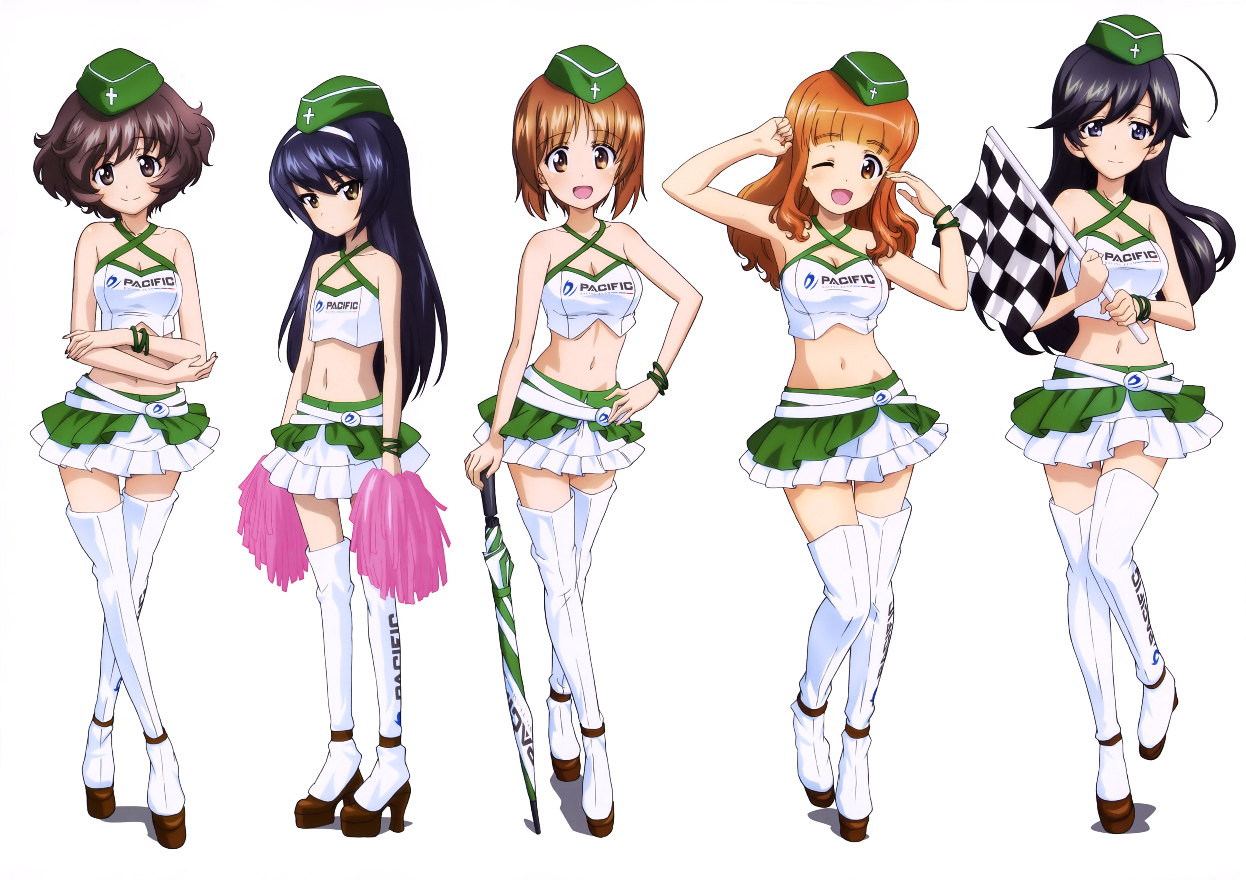 Yoshida Kousuke Akiyama Yukari Isuzu Hana Nishizumi Miho Reizei