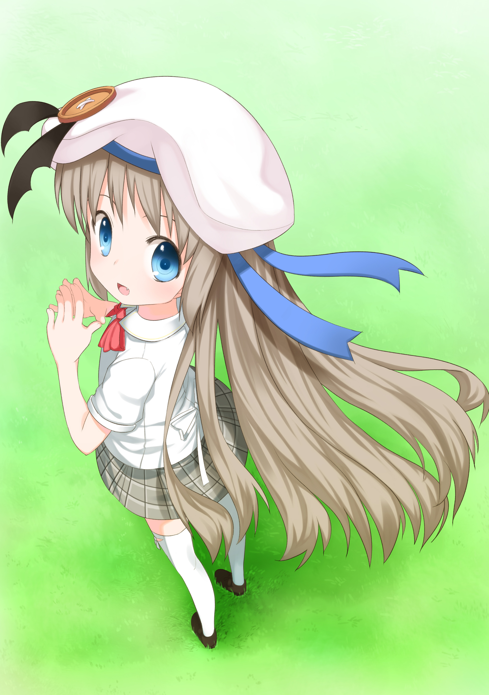 shouji ayumu little busters! noumi kudryavka seifuku thighhighs ...