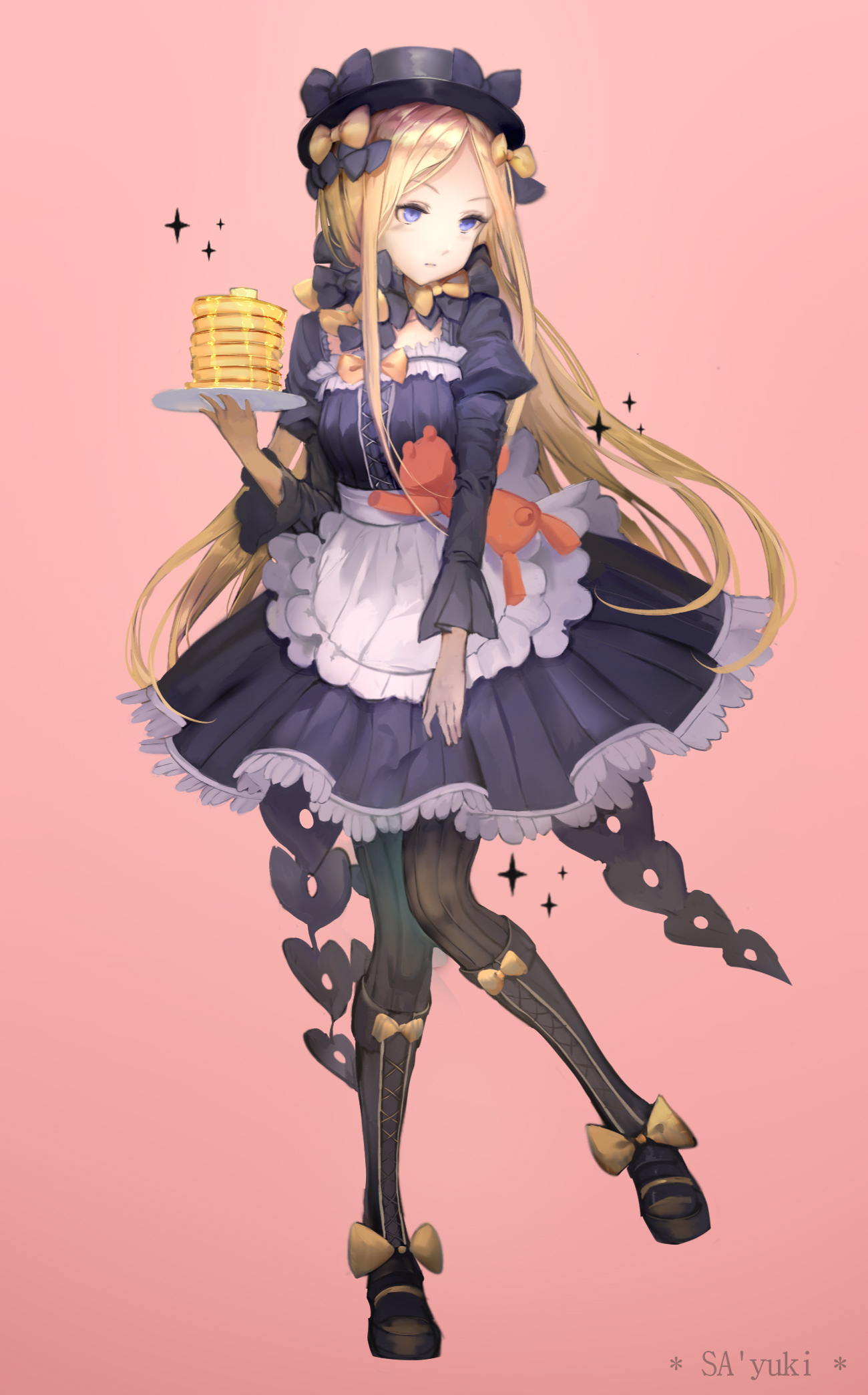 sa'yuki fate/grand order abigail williams (fate) maid pantyhose ...