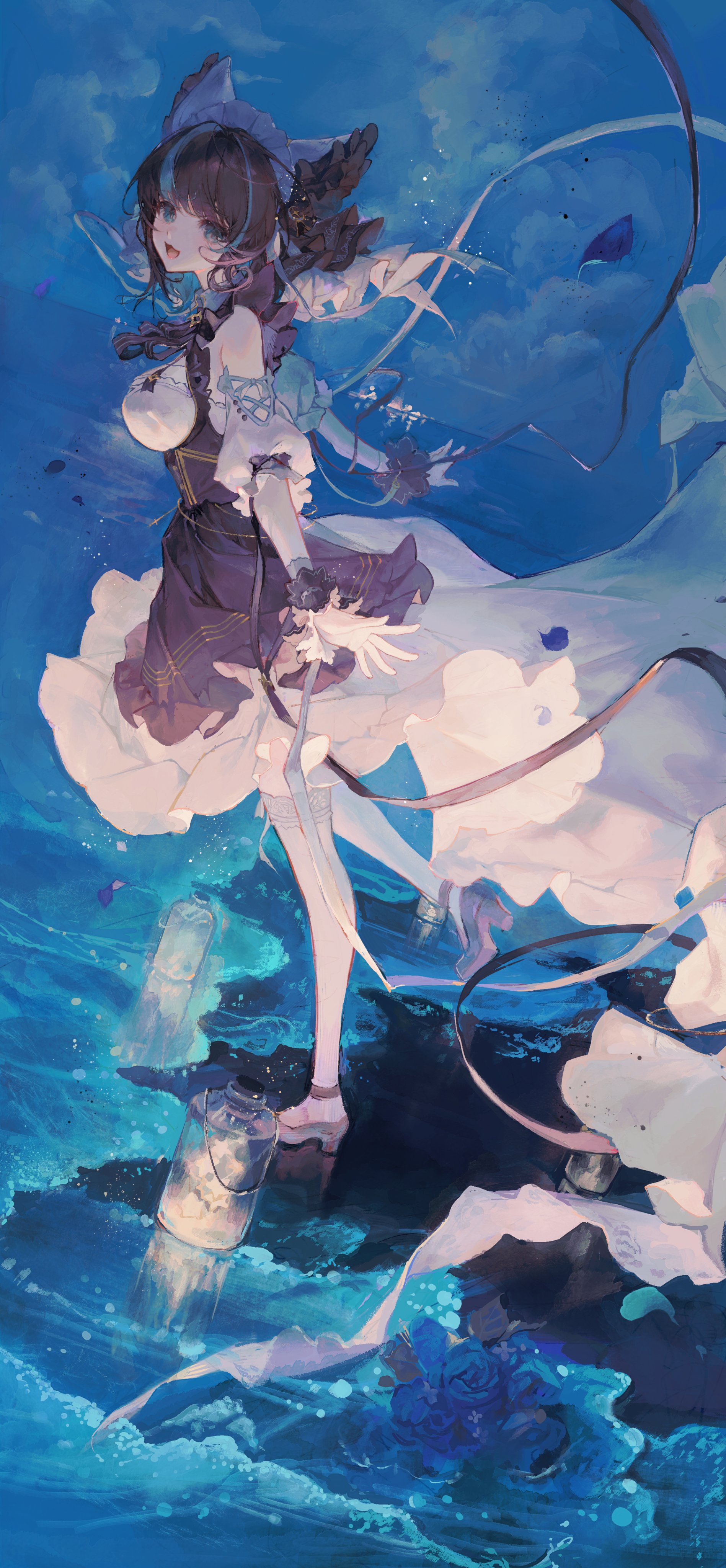 matcha azur lane cheshire (azur lane) heels maid thighhighs | #981406 ...