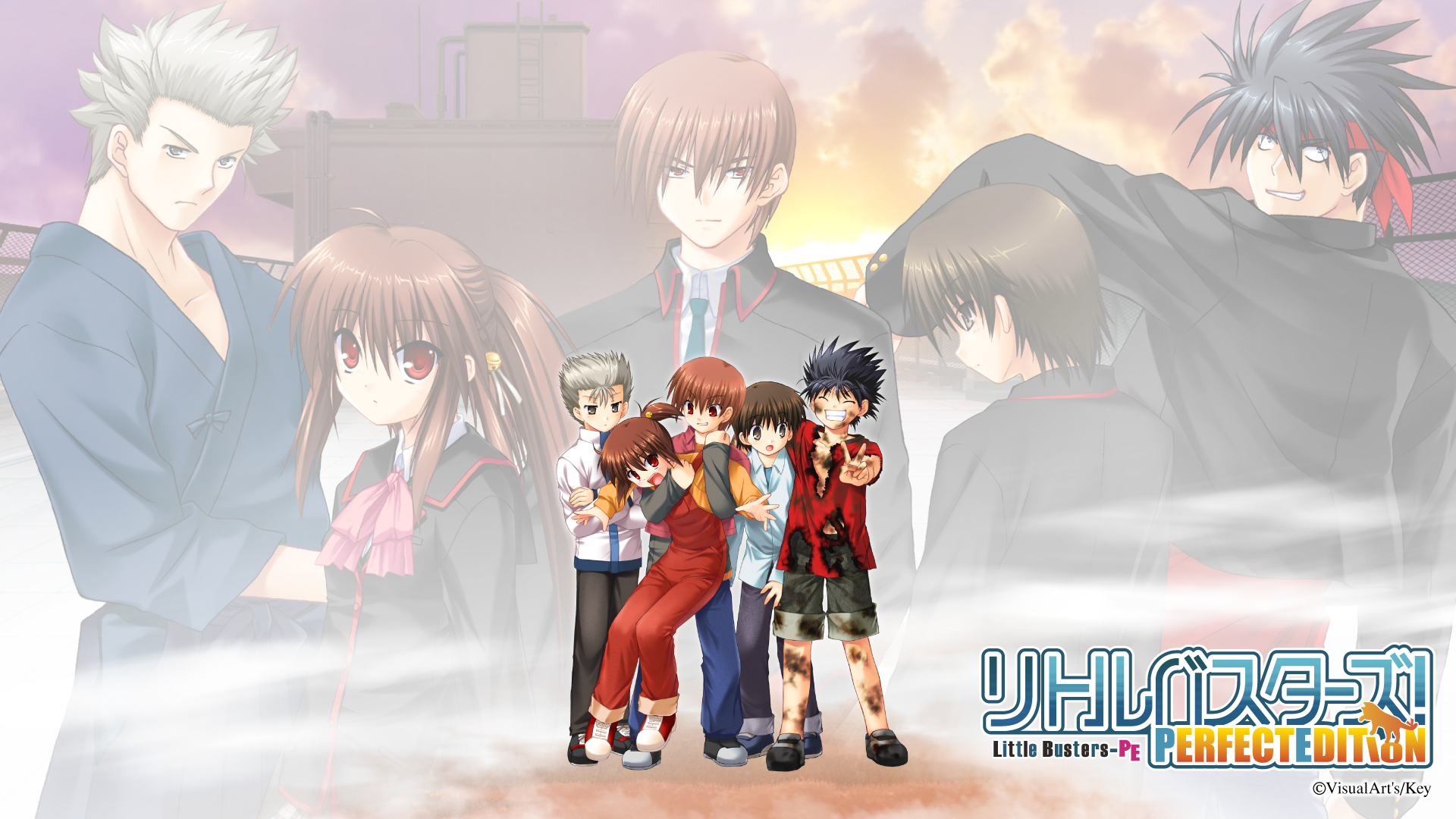 key na-ga little busters! inohara masato miyazawa kengo naoe riki ...