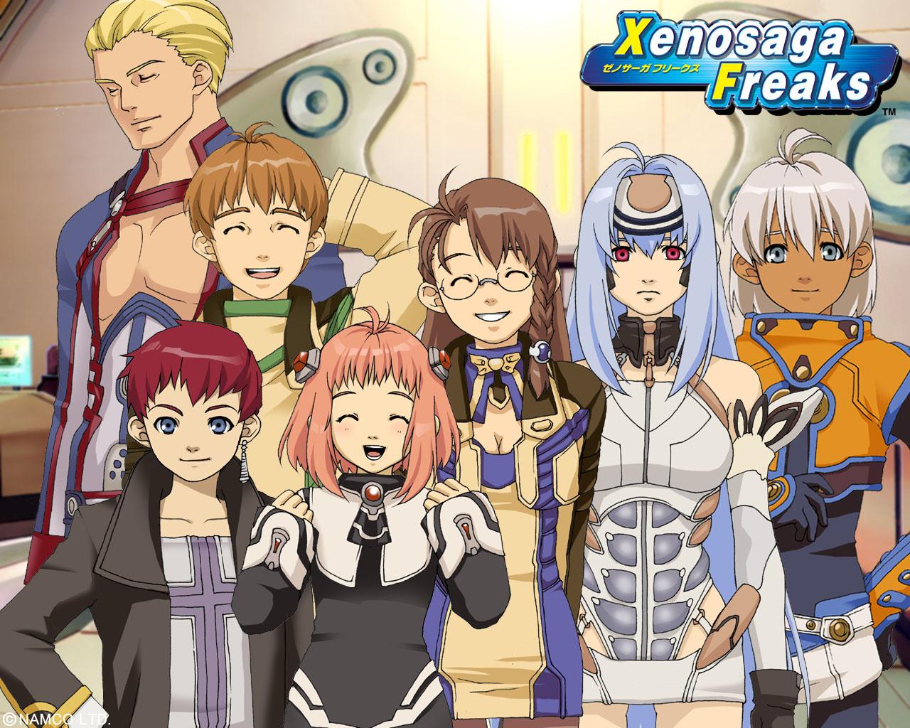 xenosaga chaos (xenosaga) junior kos-mos mizrahi momo uzuki shion ziggy ...