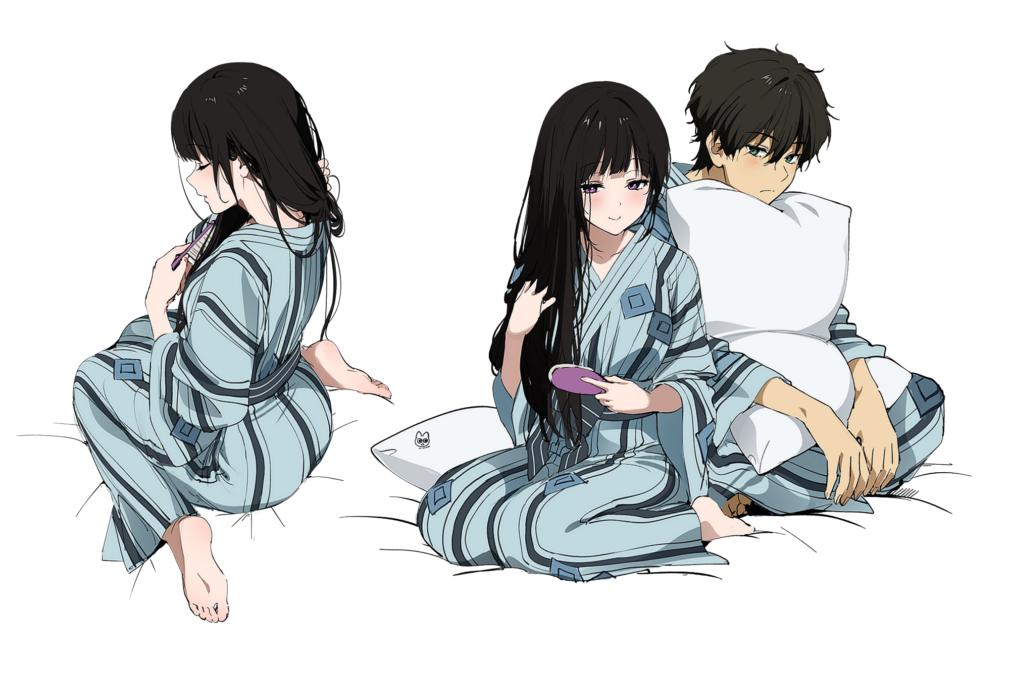 mery (yangmalgage) hyouka chitanda eru oreki houtarou yukata | #1079532 ...