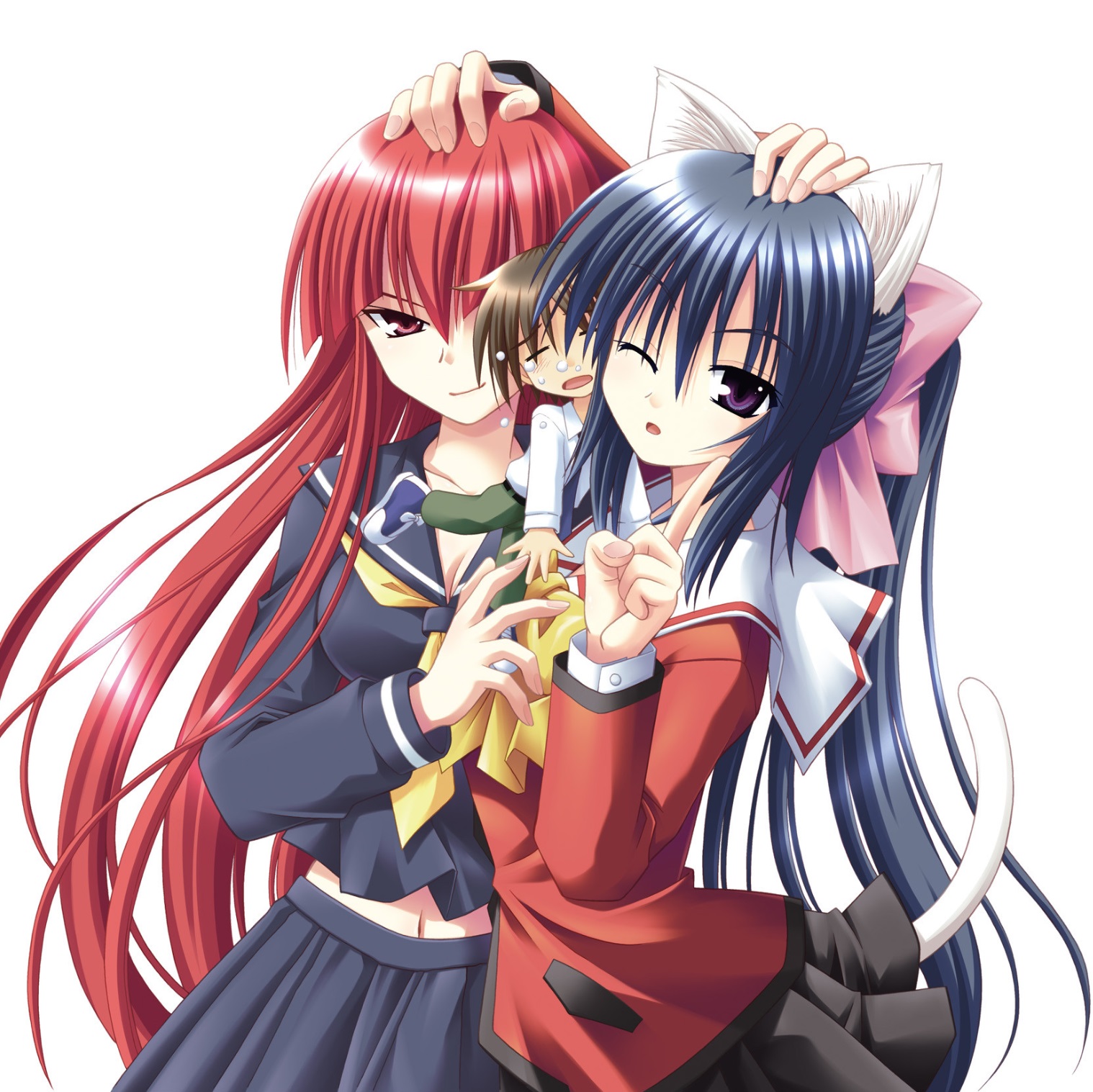 matra milan omamori himari amakawa yuuto hana (omamori himari) himari ...