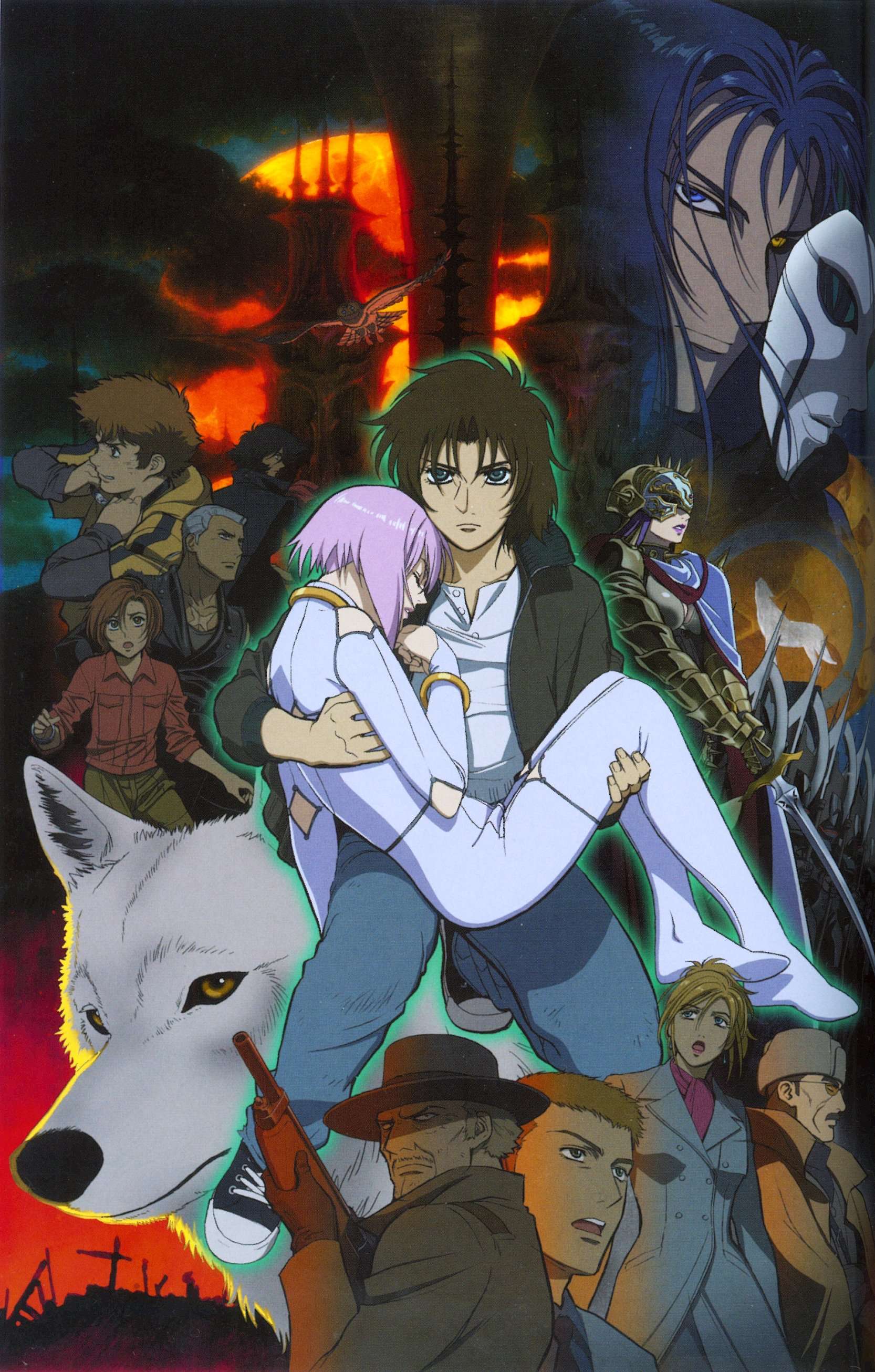 wolf's rain cheza hige kiba (wolf's rain) toboe tsume scanning dust ...